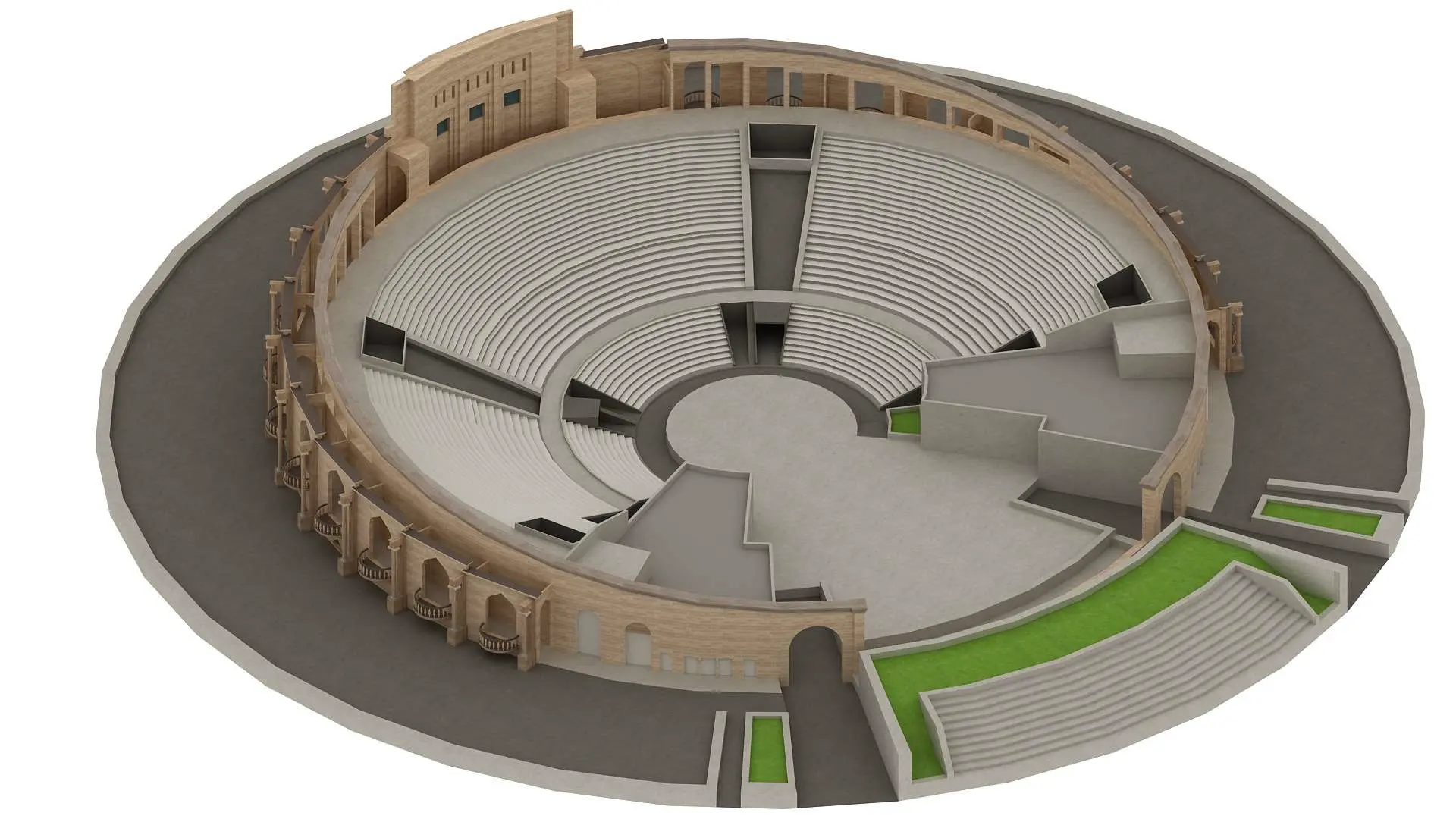 arena de Roma | 3D models download | Creality Cloud