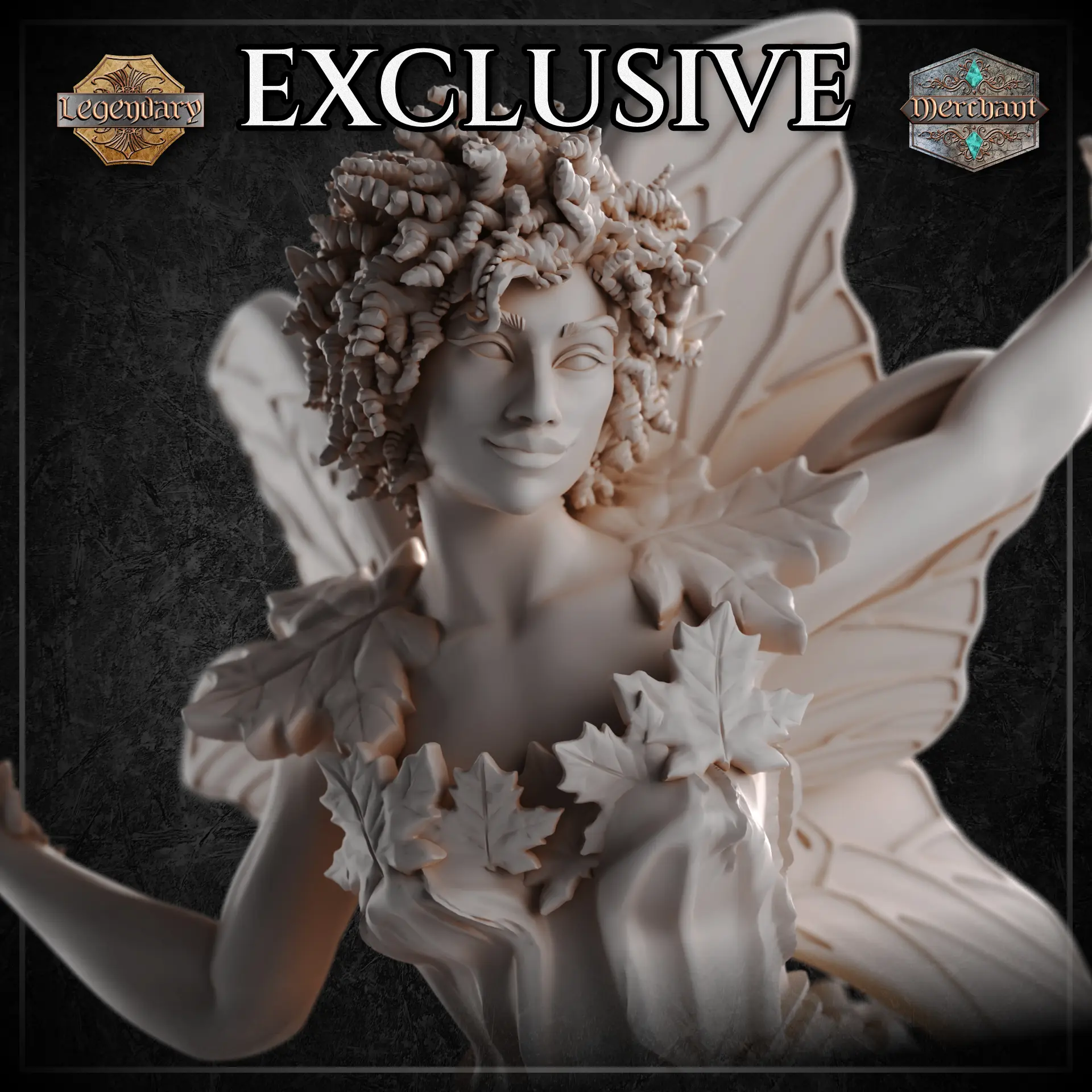 Characters & Creatures STL Download - Autumn Spriteby M3DM