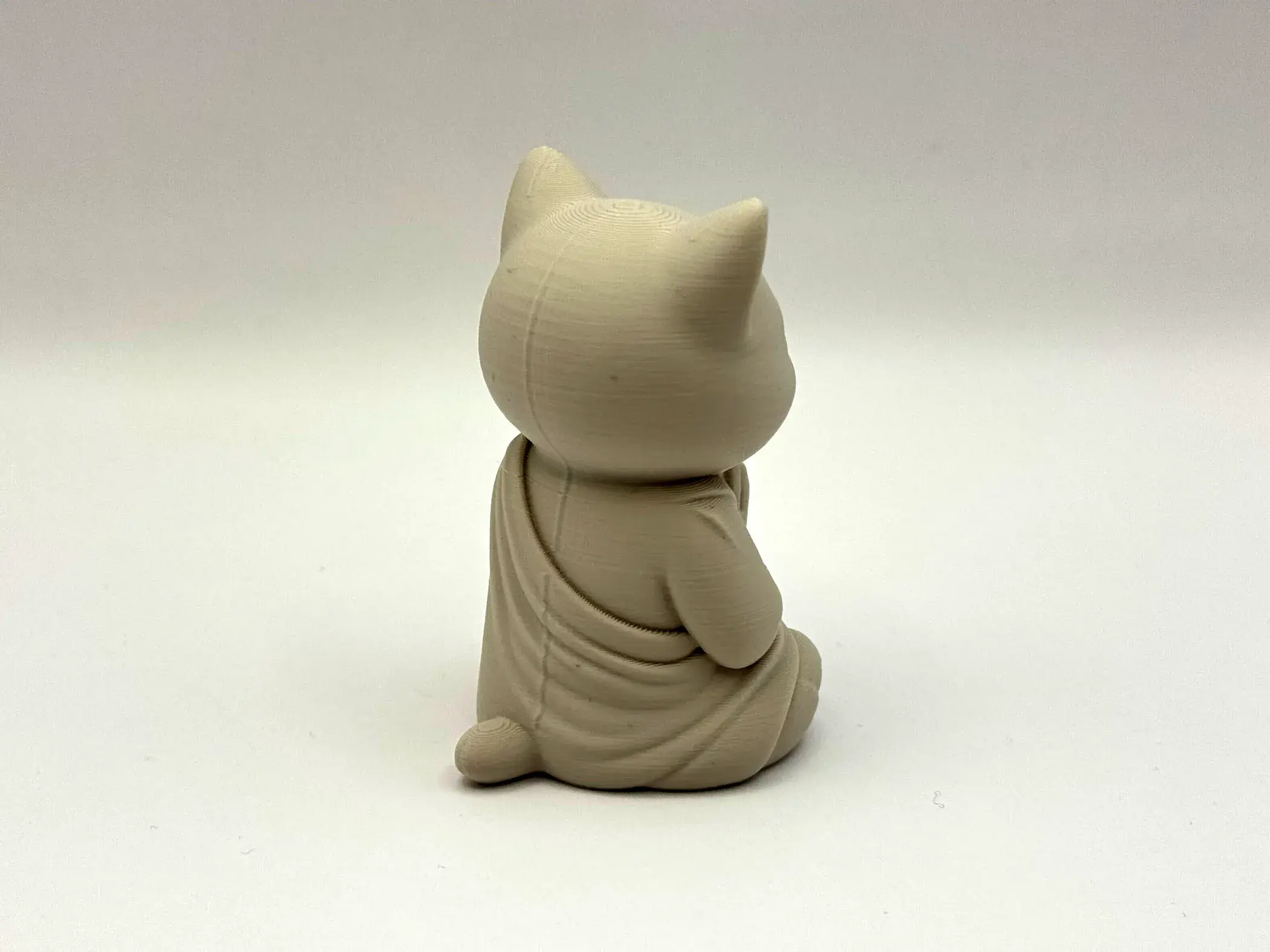 3D Printer Files | 3MF File | Zen Cat Meditating Monk | Creality Cloud