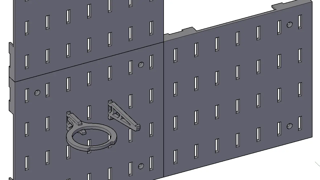 Tools & Spare Parts STL Download - Custom Pegboard Setby Thecko