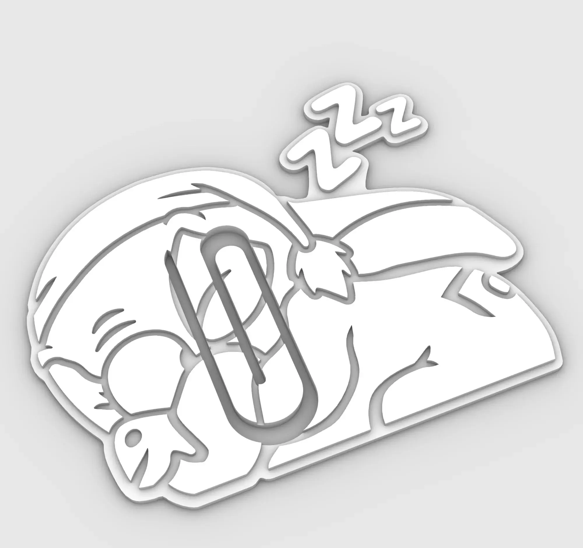 Stationery & Learning Tools STL Download - Tired Stitch asleep - v2 ...