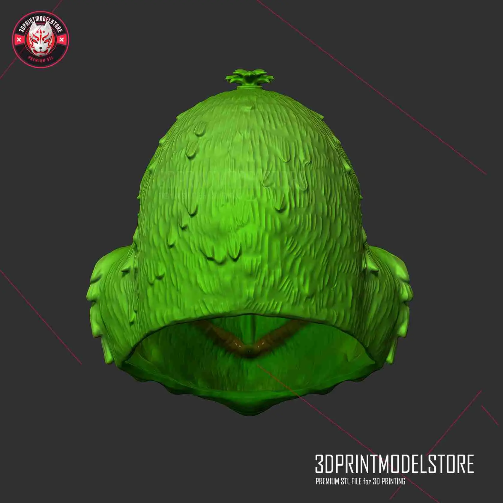 Cosplay STL Download - The Grinch Mask - Christmas Cosplay - Halloween ...