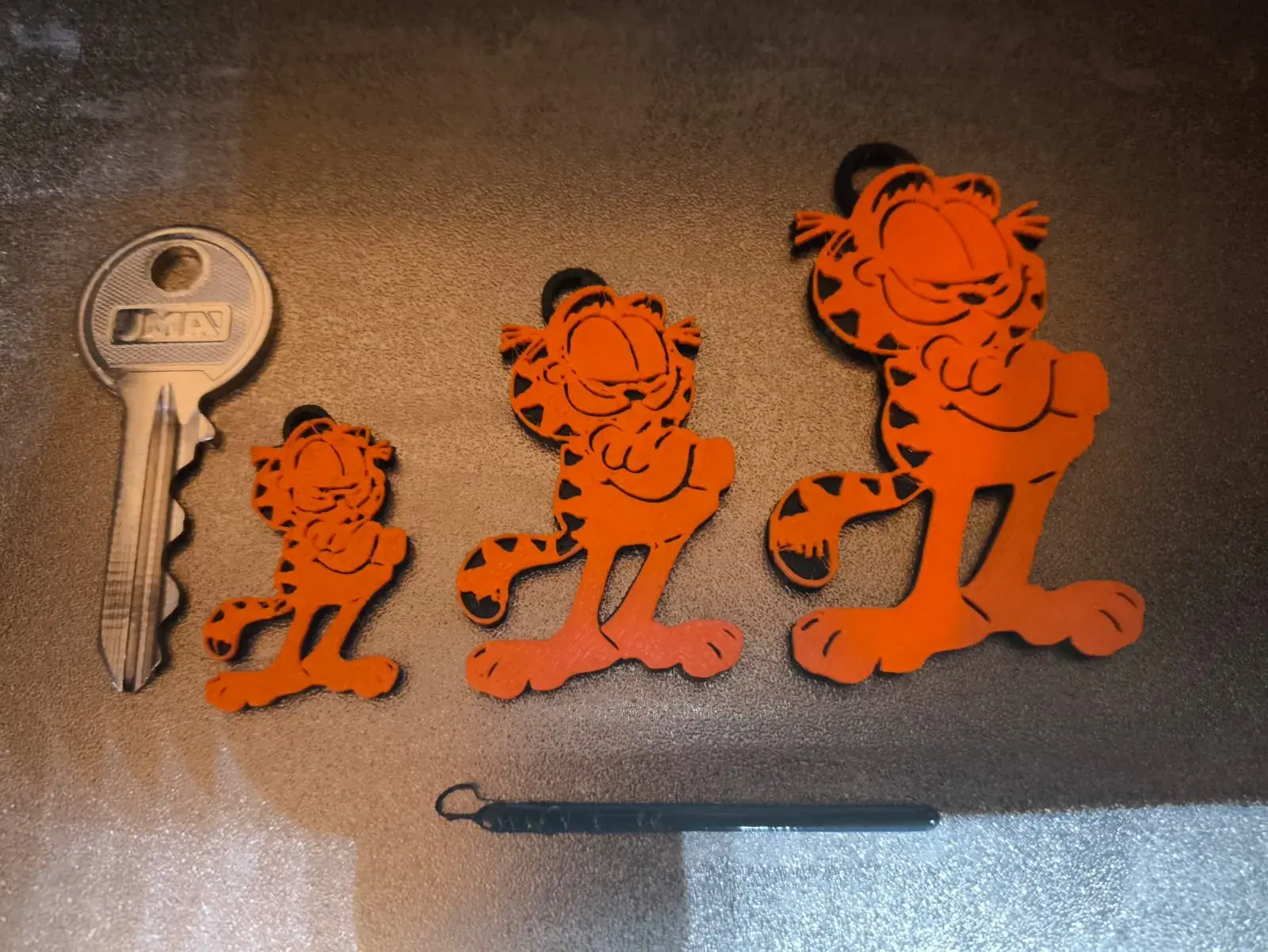 Jewelry & Accessories STL Download - Garfield Keychain multicolor.by M4get