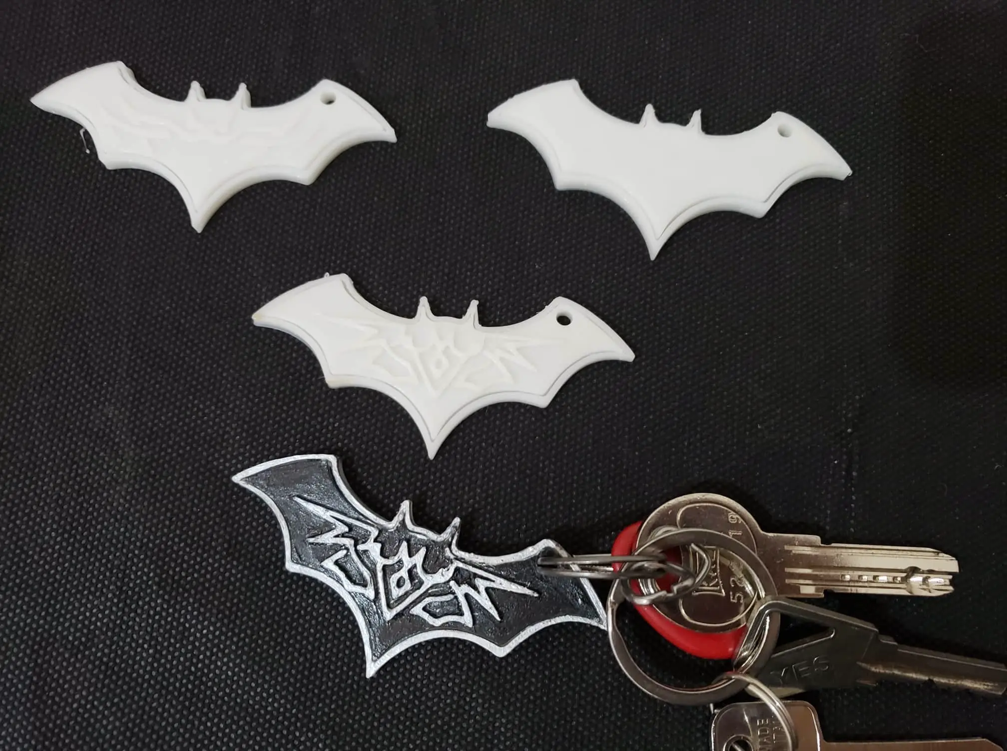 Jewelry & Accessories STL Download - BATMAN KEYCHAINby OrcaStudio