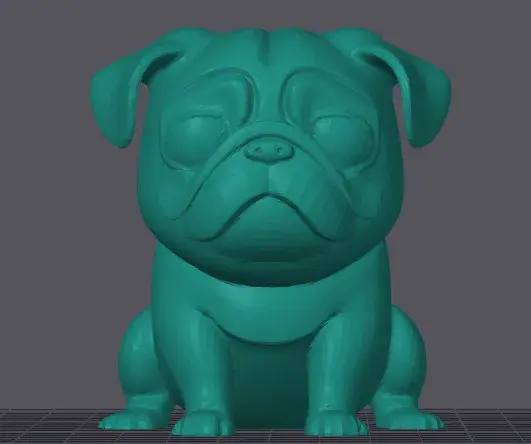3D Printer Files | 3MF File | Chibi Pug Dog | Creality Cloud