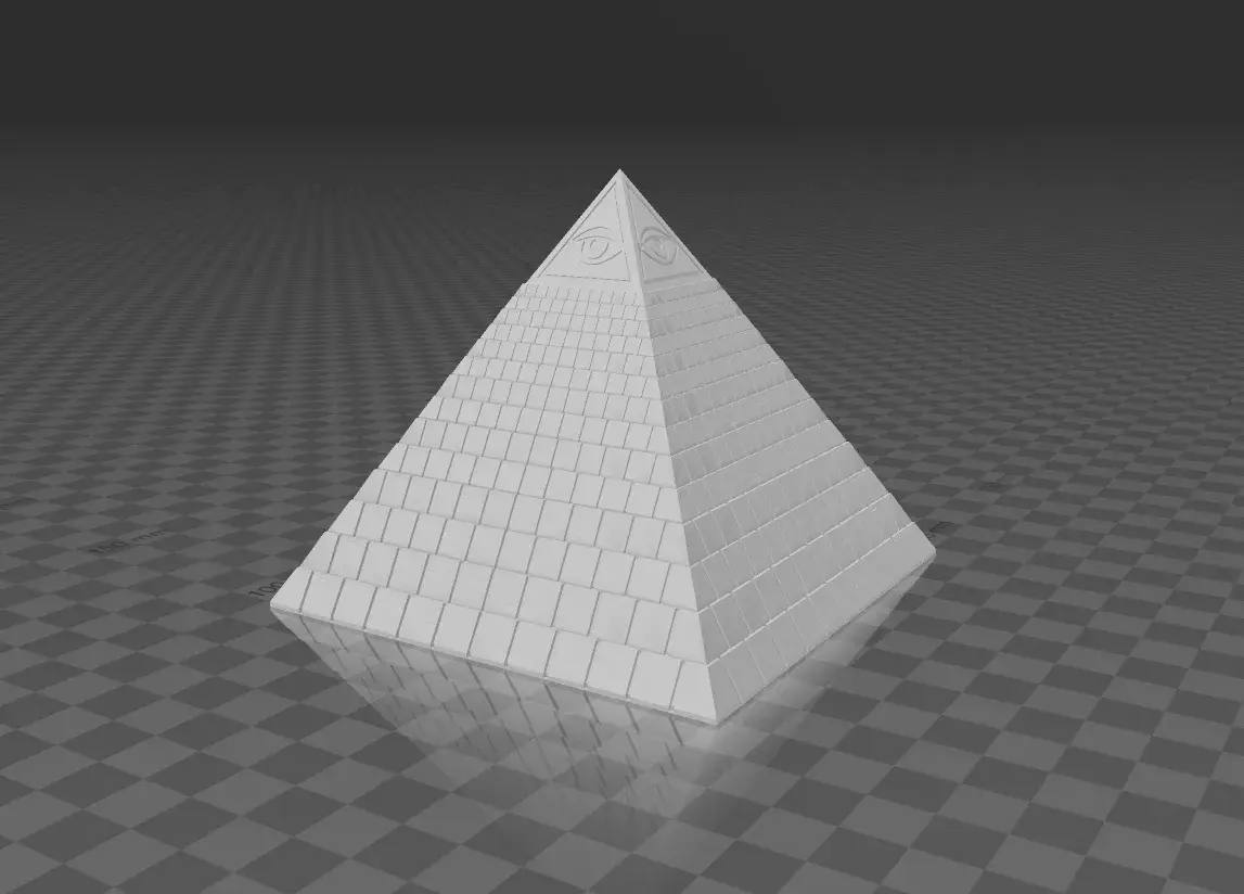 Sculptures & Artworks STL Download - illuminati pyramidby Mr3DBeast