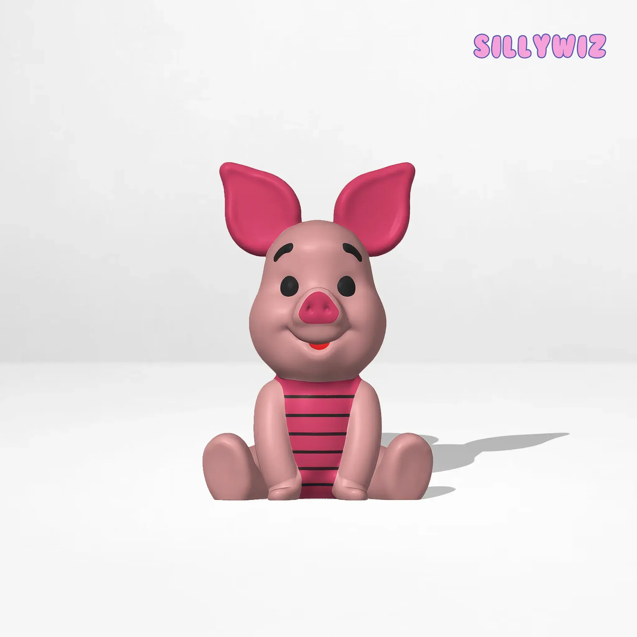Characters & Creatures STL Download - Piglet from Winnie the Poohby ...