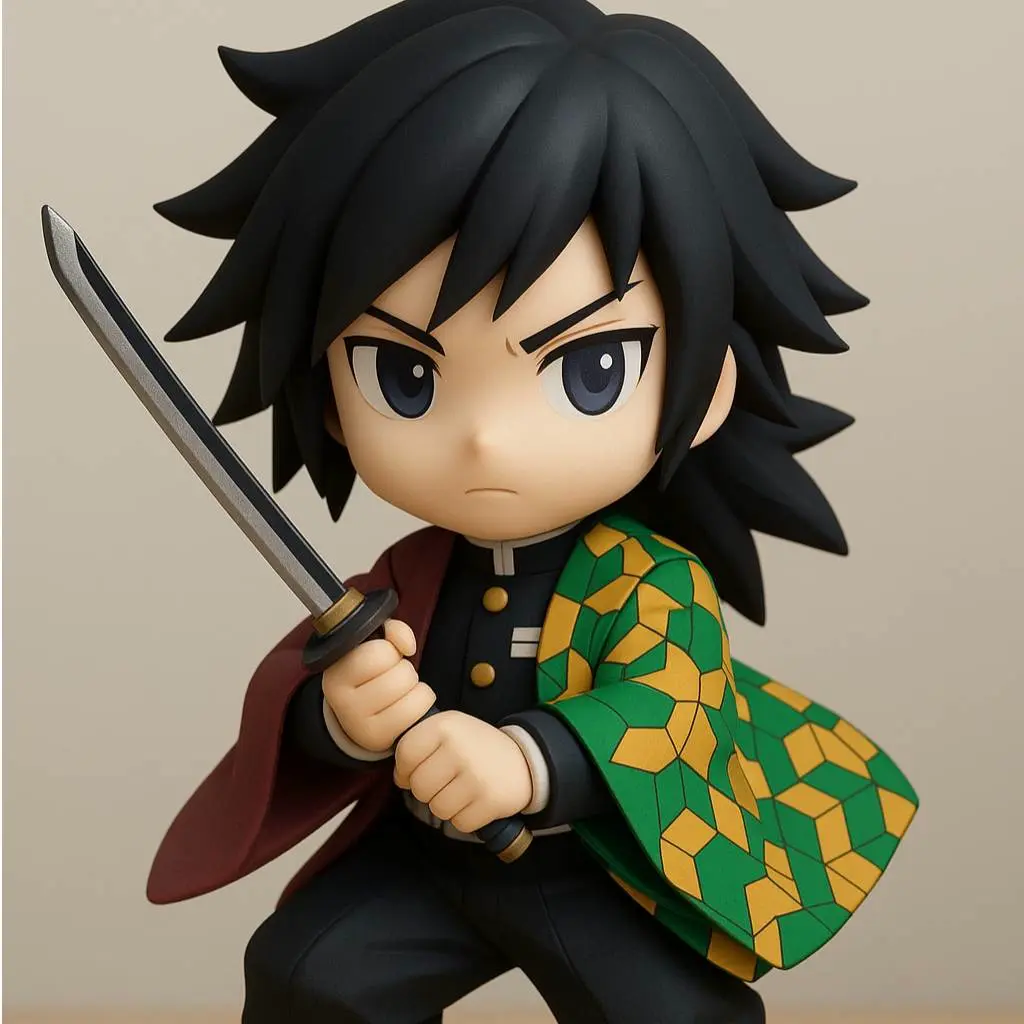 Sculptures & Artworks STL Download - Giyu - Kimetsu no Yaibaby YUNAA