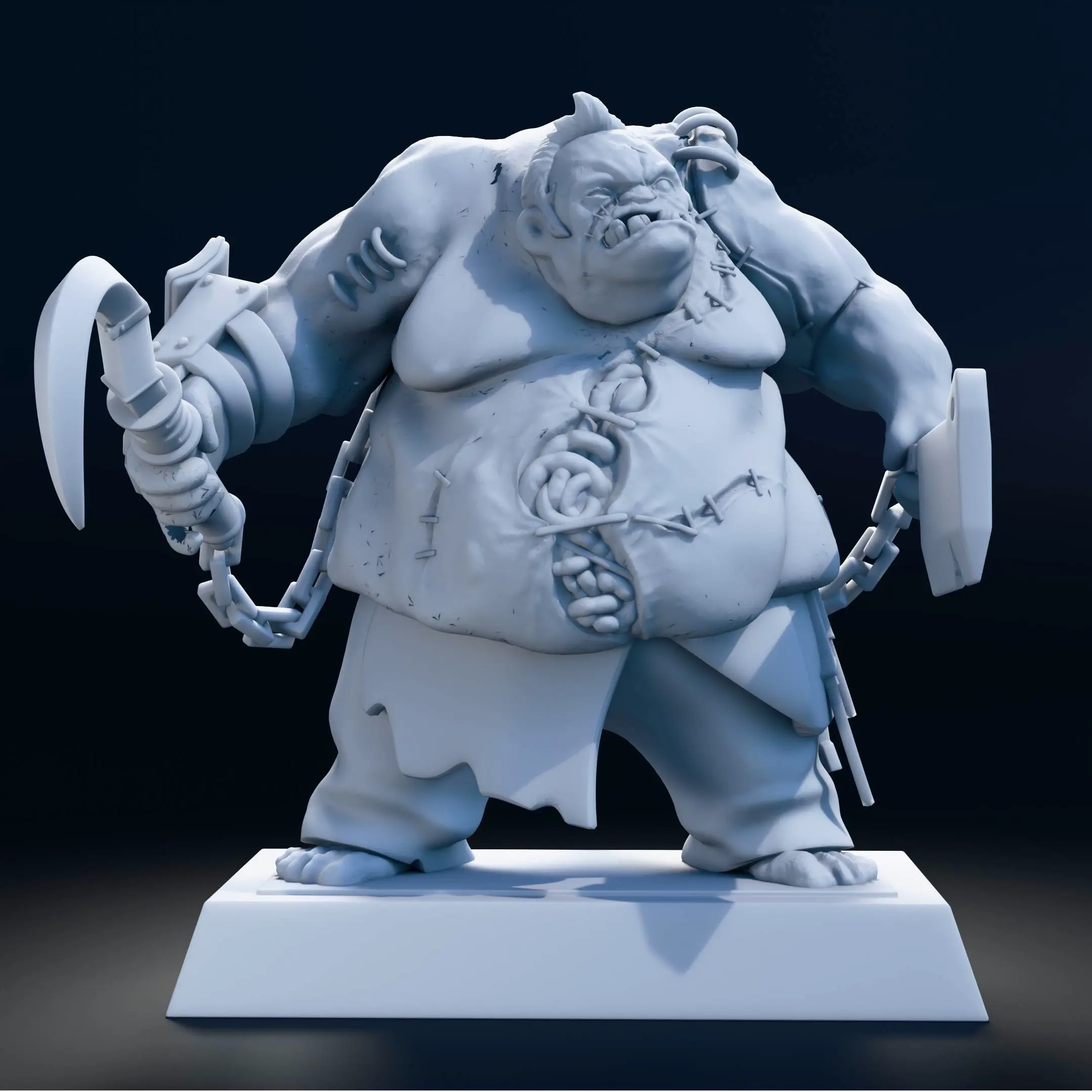 3D Printer Files | 3MF File | Pudge Warcraft Fan Art | Creality Cloud