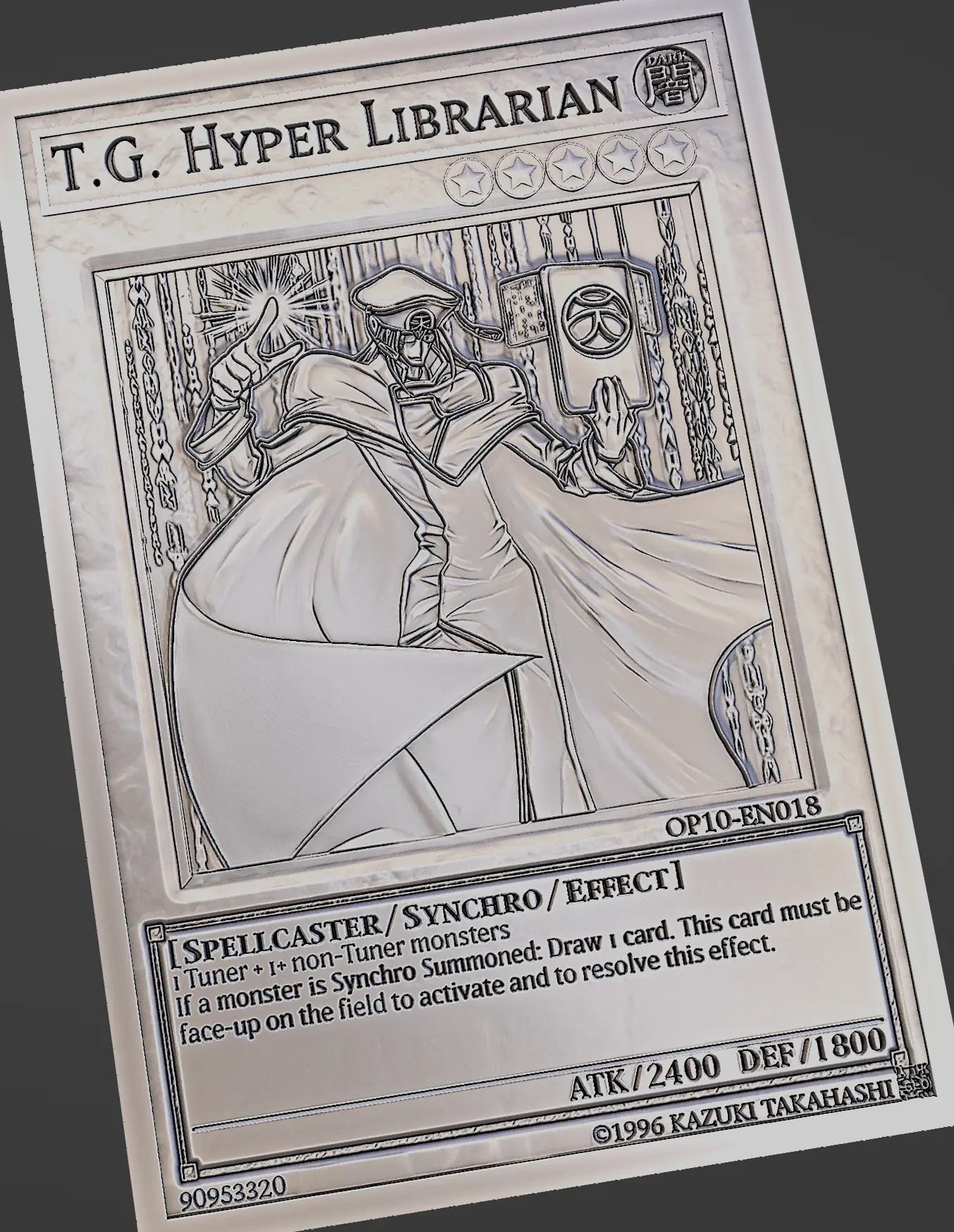 Free Other STL Download - T.G. HYPER LIBRARIAN - YUGIOHby Wsonuchiha3D