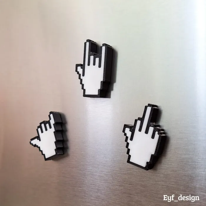 Other STL Download - Windows Cursor Magnetsby eyf_design