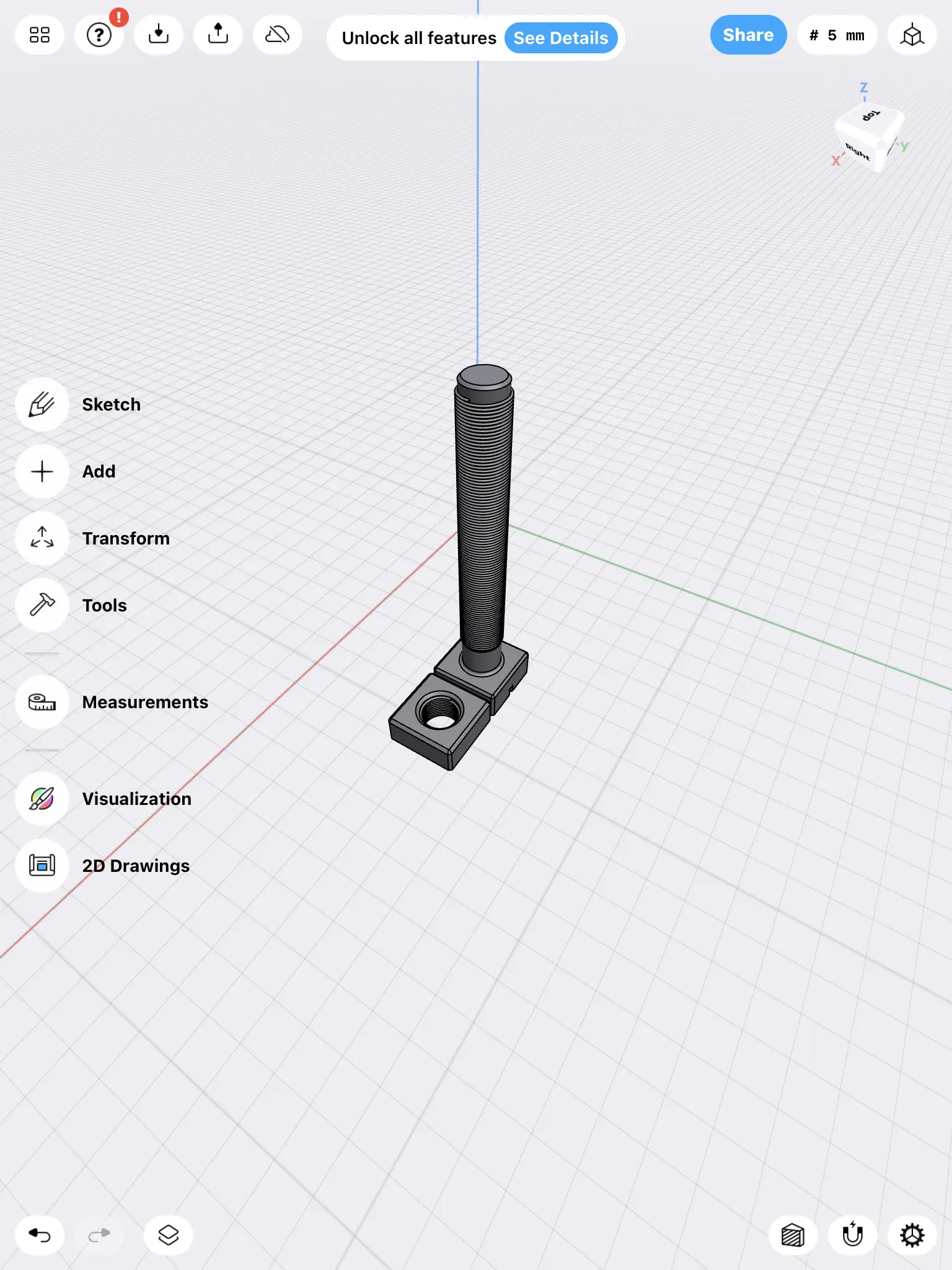 3D Printer Files | 3MF File | Nut and bolt | Creality Cloud