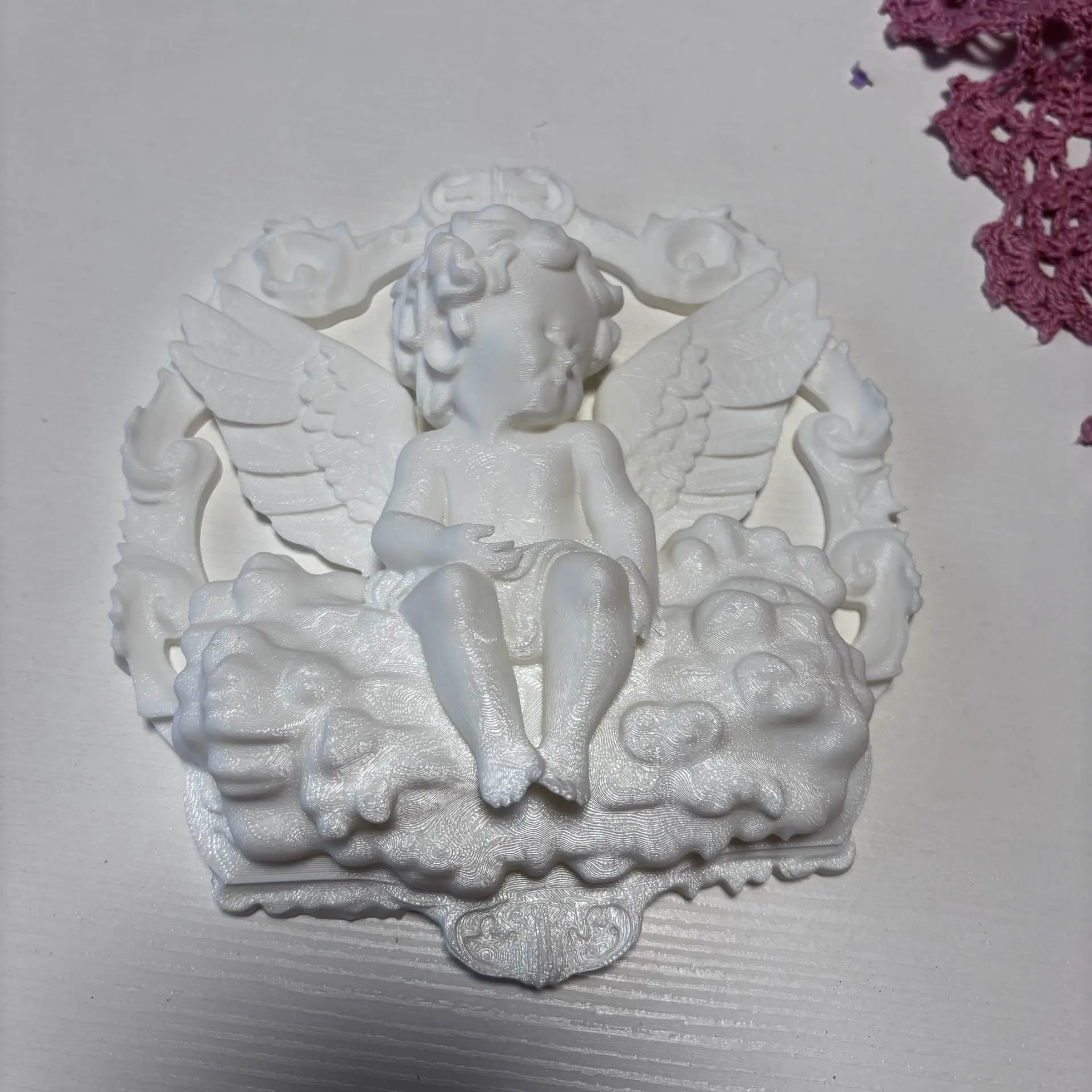 3D Printer Files | 3MF File | Baby angel emblem | Creality Cloud