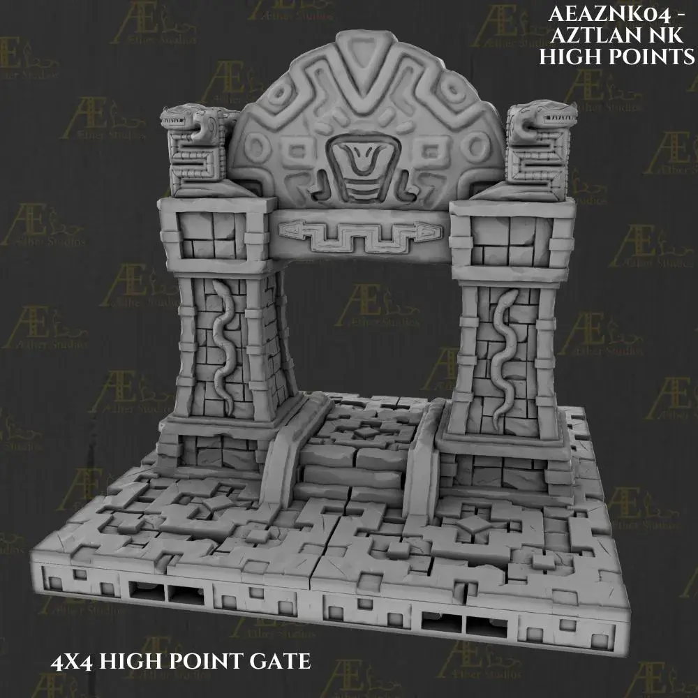 Props & Terrain STL Descarga - AEAZNK04 - Aztlan New Kingdom High ...