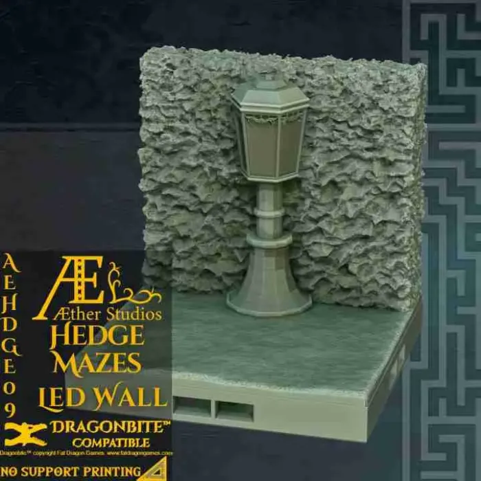 Free Lighting & Lamps STL Download - AEHDGE09 - Hedge Maze LED Wallby ...