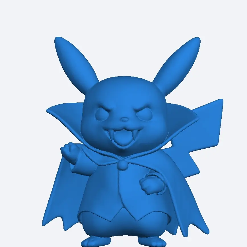Characters & Creatures STL Download - Vampire Pikachu.by LuciferDawn