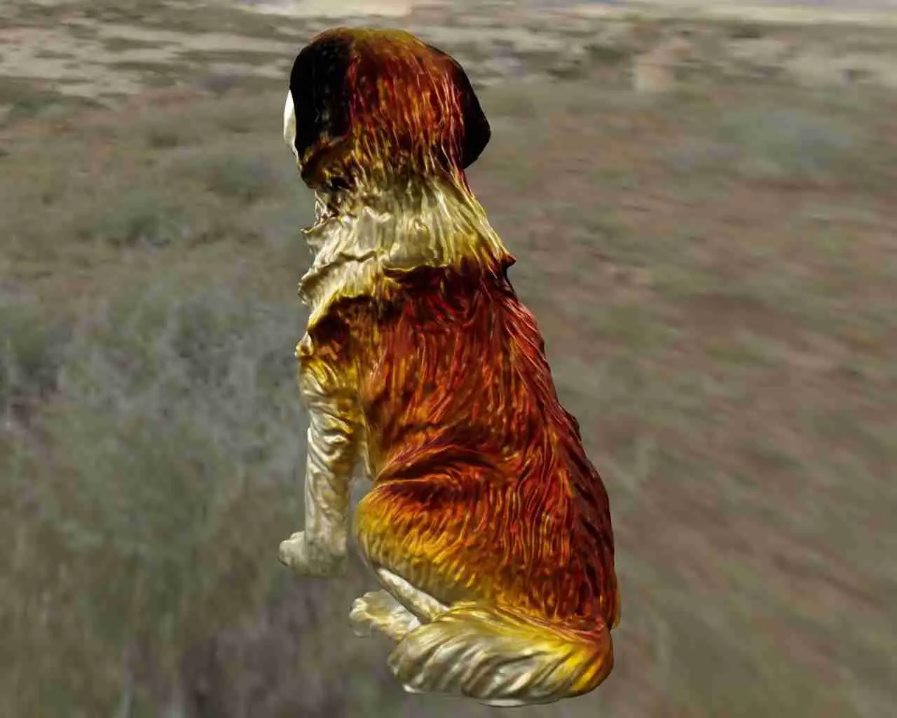 Characters & Creatures STL Download - Dog Saint bernardby Motek3D