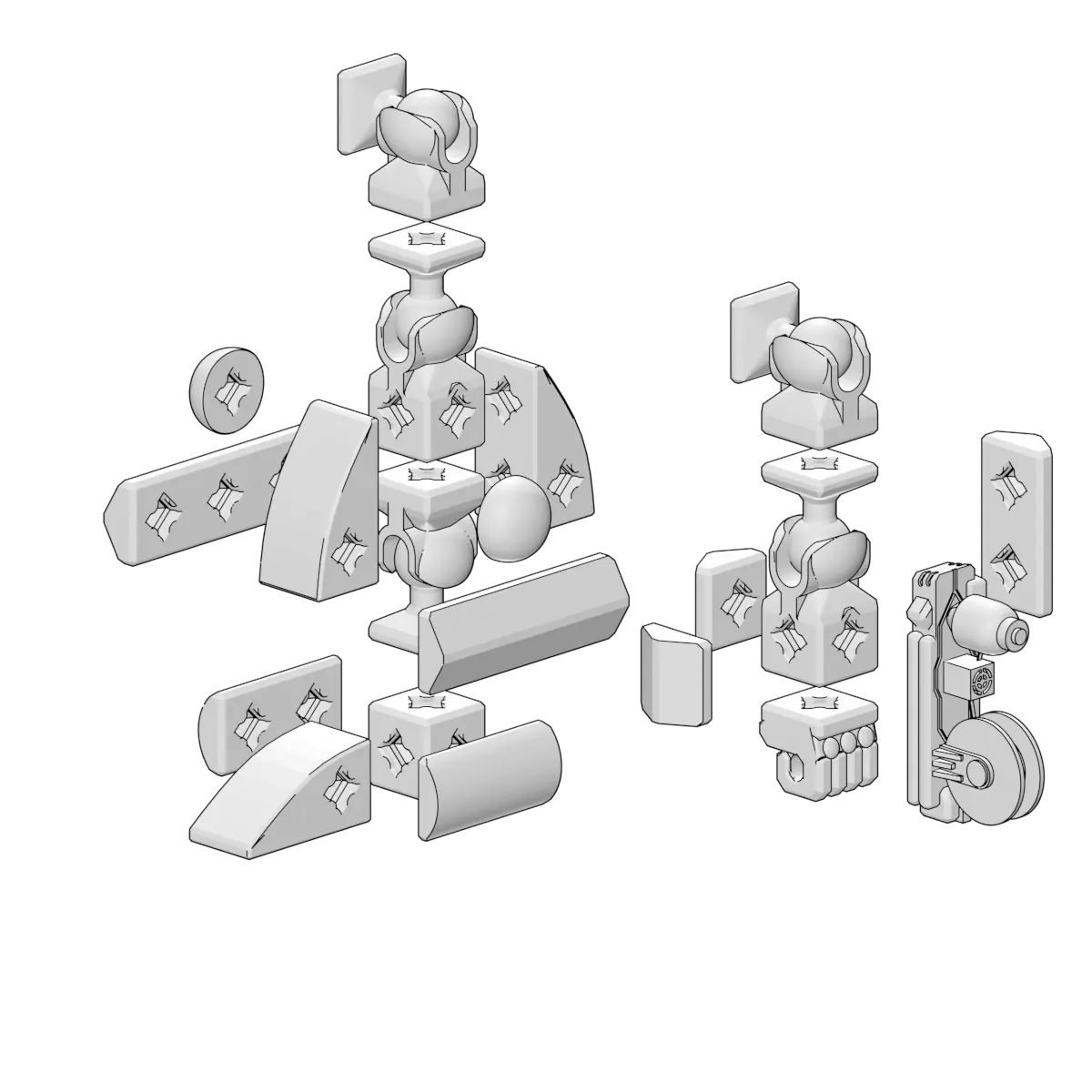Free Robots & Mechs STL Download - Captain Recreator BattleMecha ...
