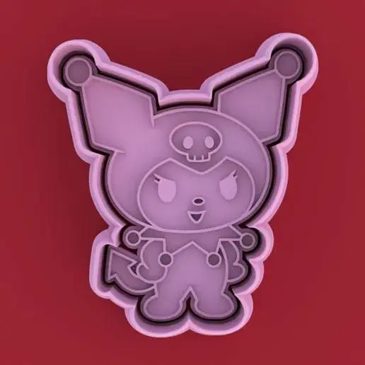 OtherSTL 다운로드 -kuromi cookie cutter - sanrio - Crafteros