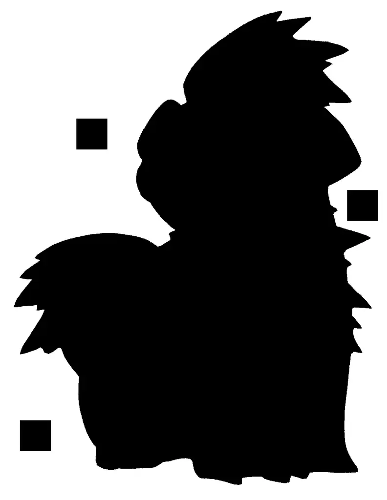 Free Digital Art STL Download - 058 Growlithe stencil + 2Dby SMT_M 🦊