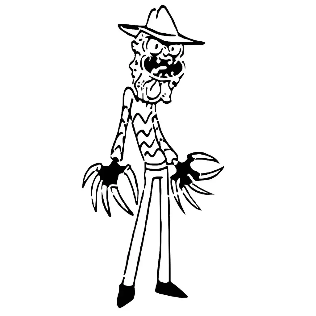 Free Characters & Creatures STL Download - Scary Terry stencilby SMT_M 🦊