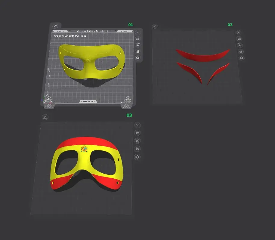 3D Printer Files | 3MF File | MBAPPE MASK - SPAIN VERSION - STL & 3MF ...