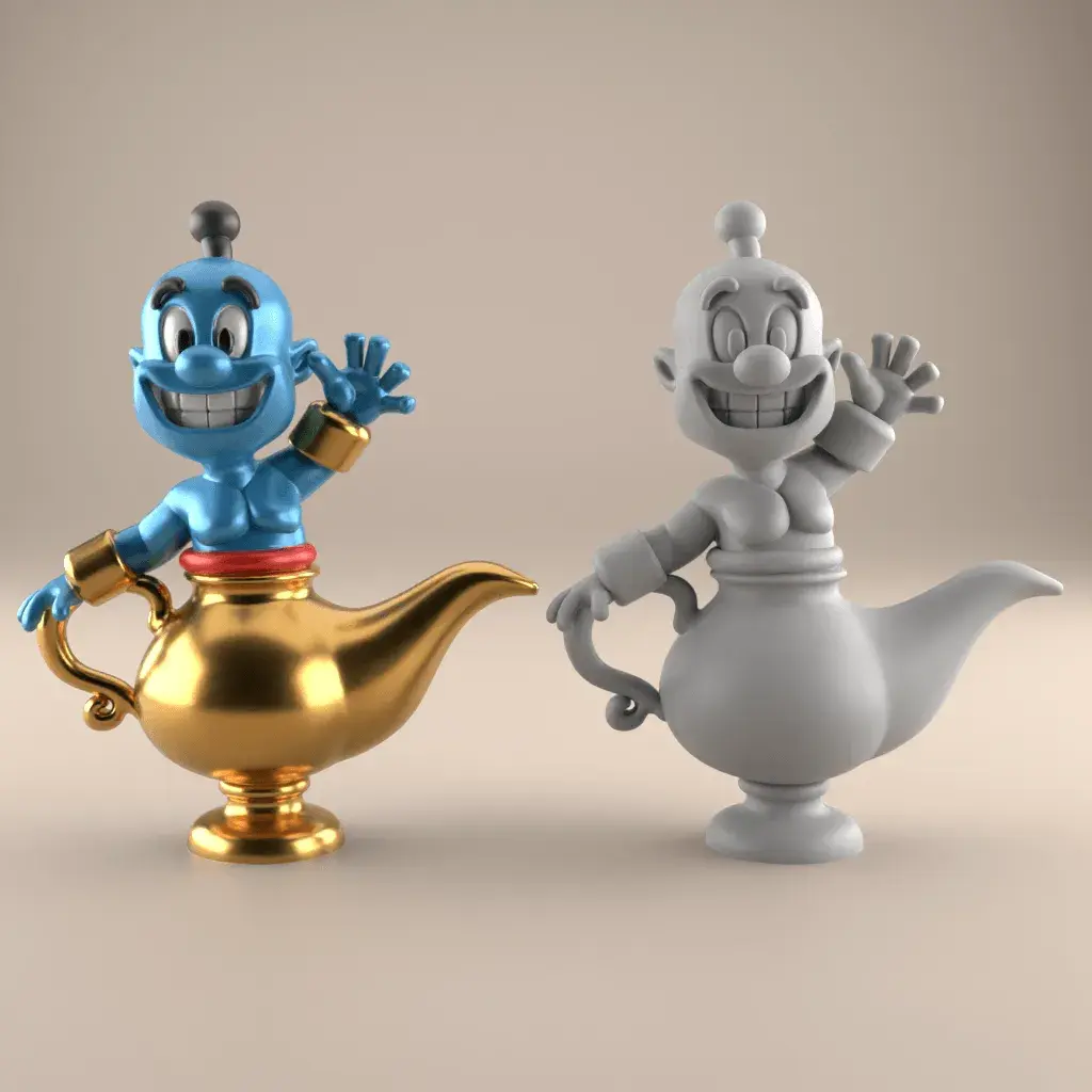 Props & Terrain STL Download - Fun Genie Lamp 3D STL File for Desk ...