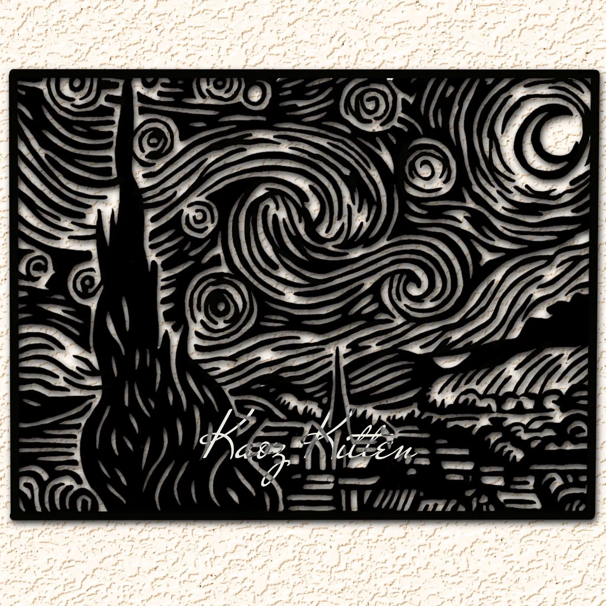Other STL Descarga - Starry Night Digitally Remastered Wall Art Home ...