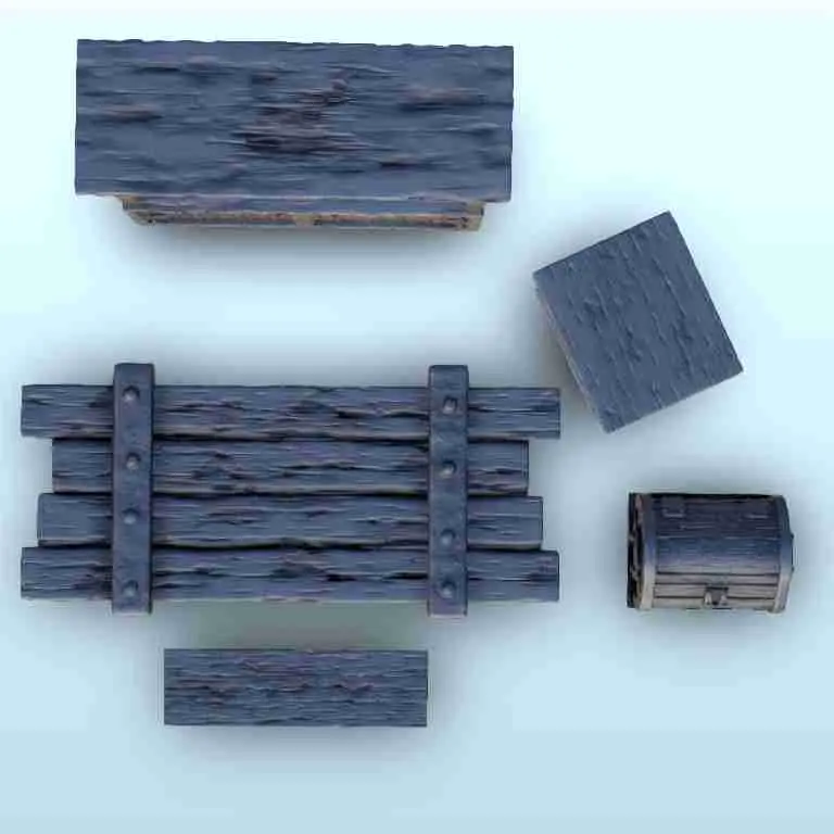 Other STL Download - Wooden interior furniture 5 - miniatures warhammer ...