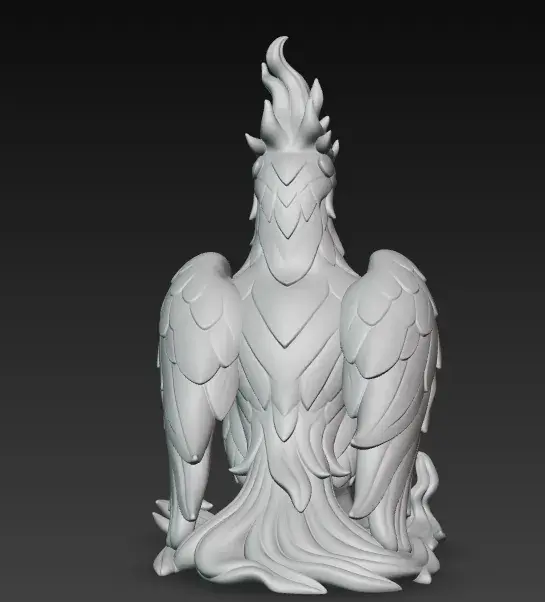 Characters & Creatures STL Download - Fire birdby GoldenDawn