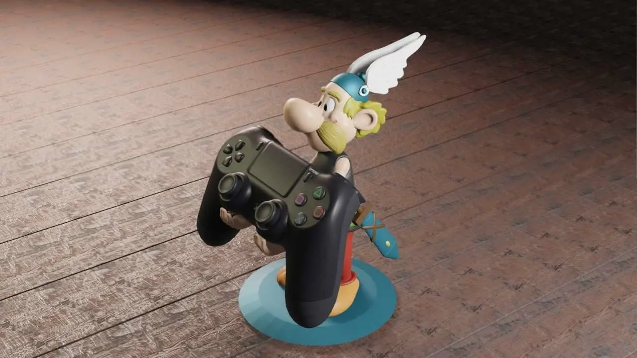 Board Games & Card Games STL Download - Astérix Joystick Holderby ...