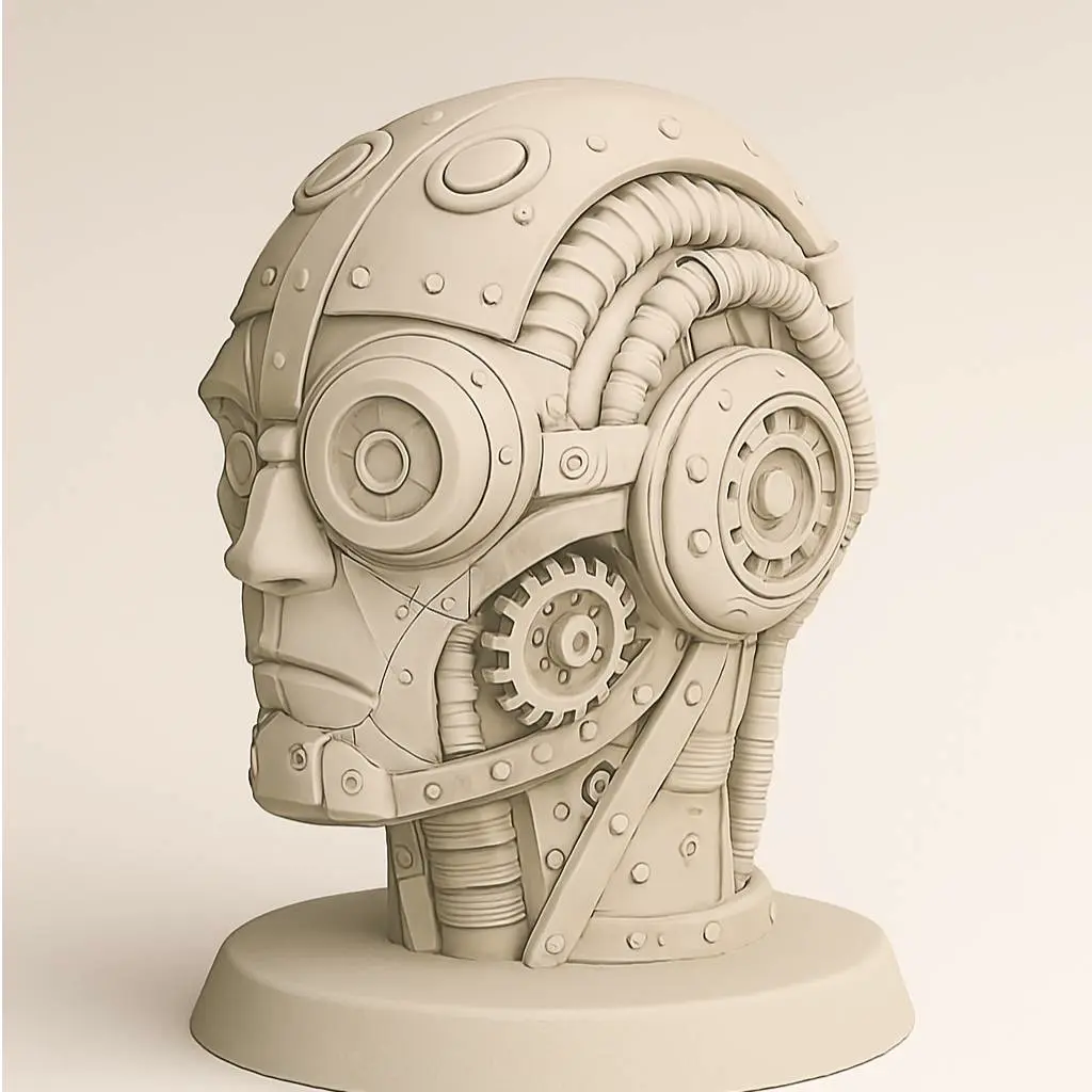3D Printer Files | 3MF File | Biomechanical Head | Creality Cloud