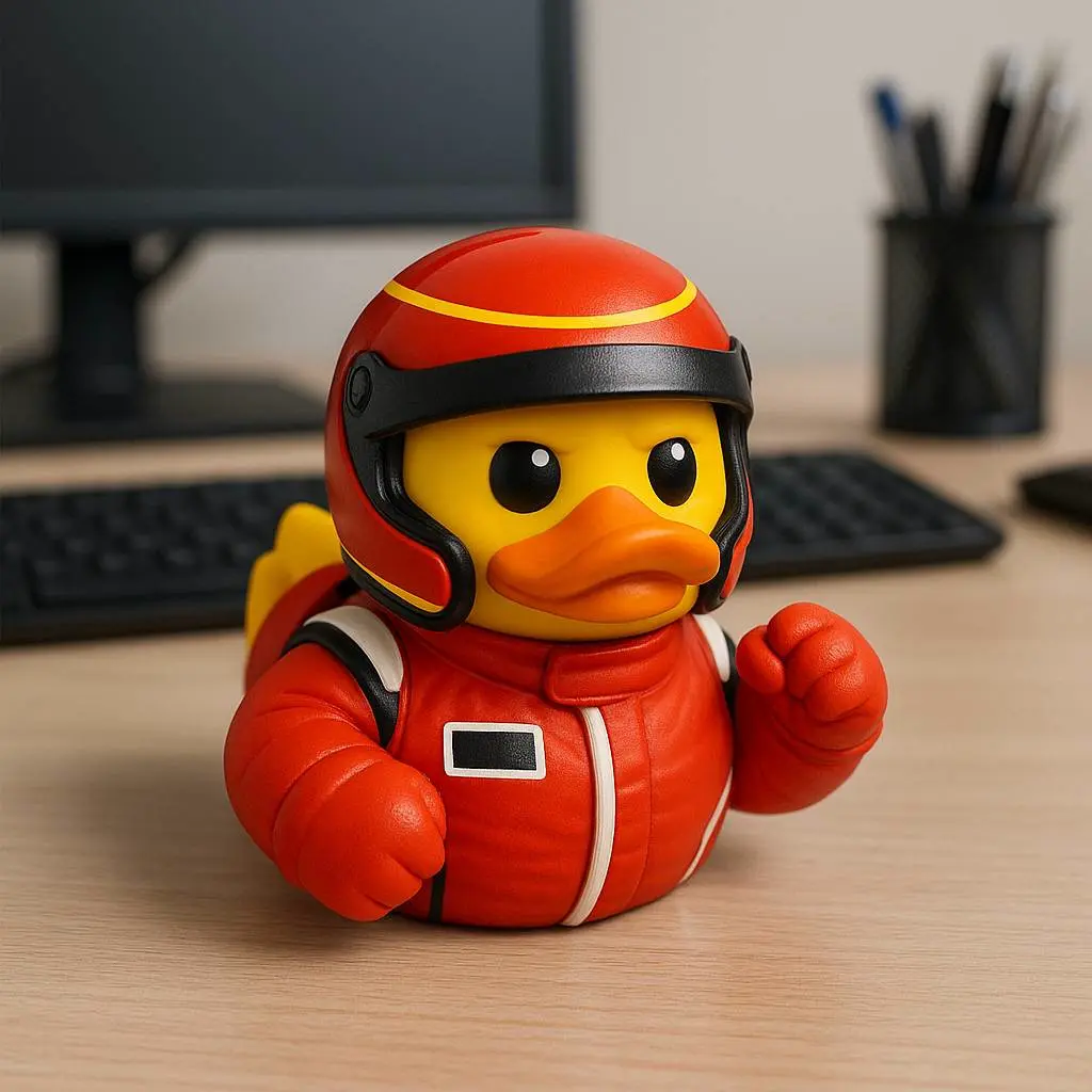 Other STL Download - Rubber Duck - F1 racer statue - 3D printby Rubber Duck