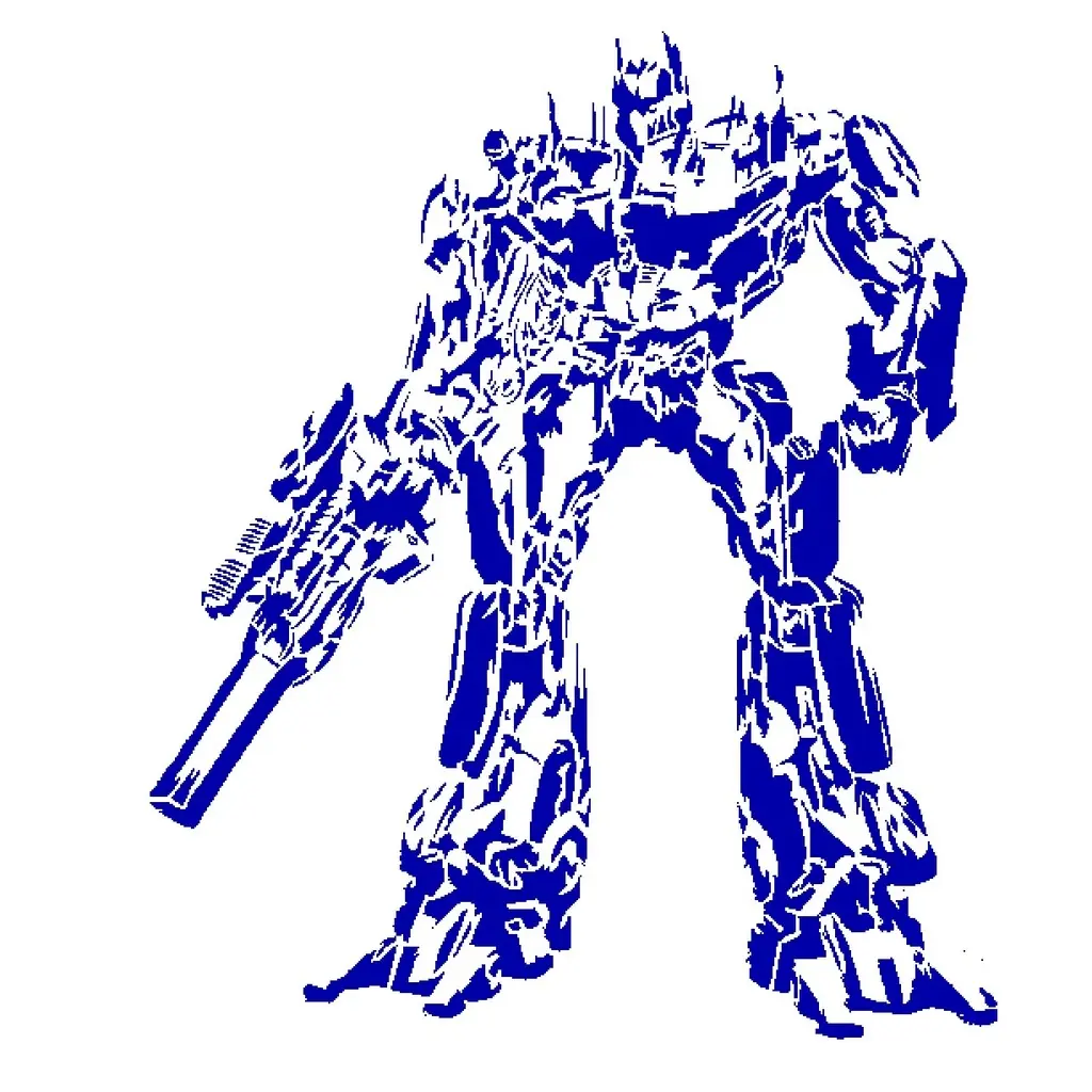 Free Other STL Download - Optimus Prime stencil 2by SMT_M 🦊