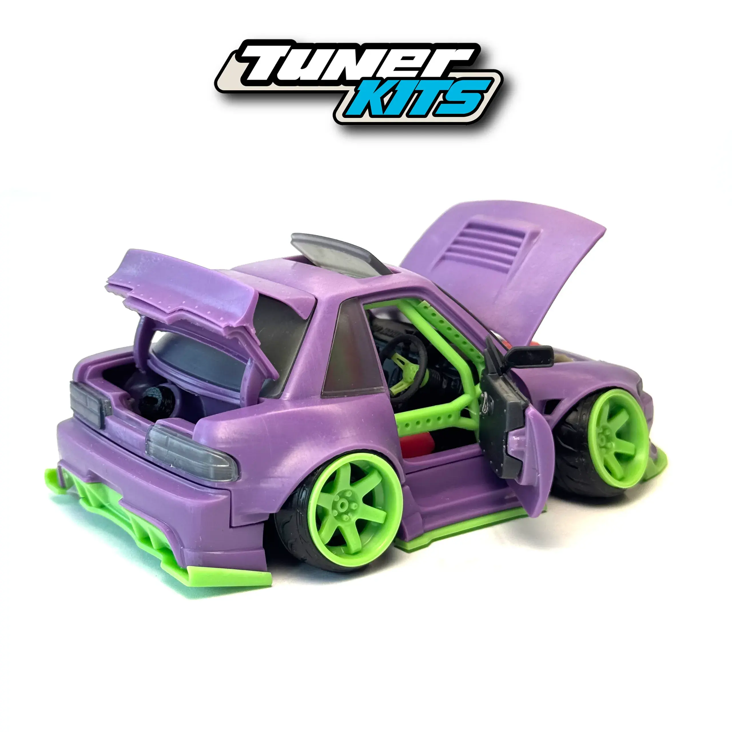 Vehicles & Machinery STL Download - Silvia S13 ProDrift Tooned model ...