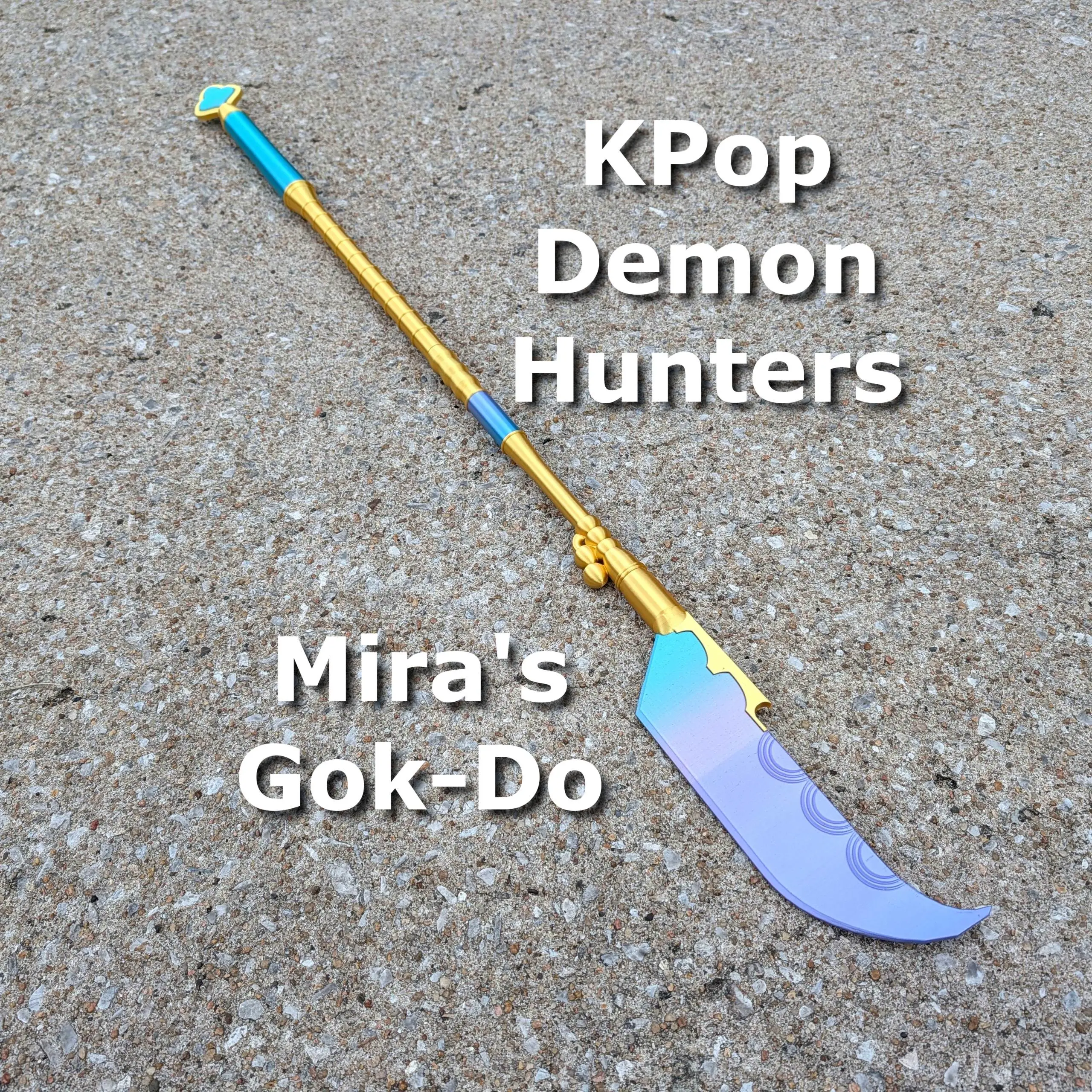 3D Printer Files | 3MF File | Mira's Gok-Do - KPop Demon Hunters Cosplay | Creality Cloud