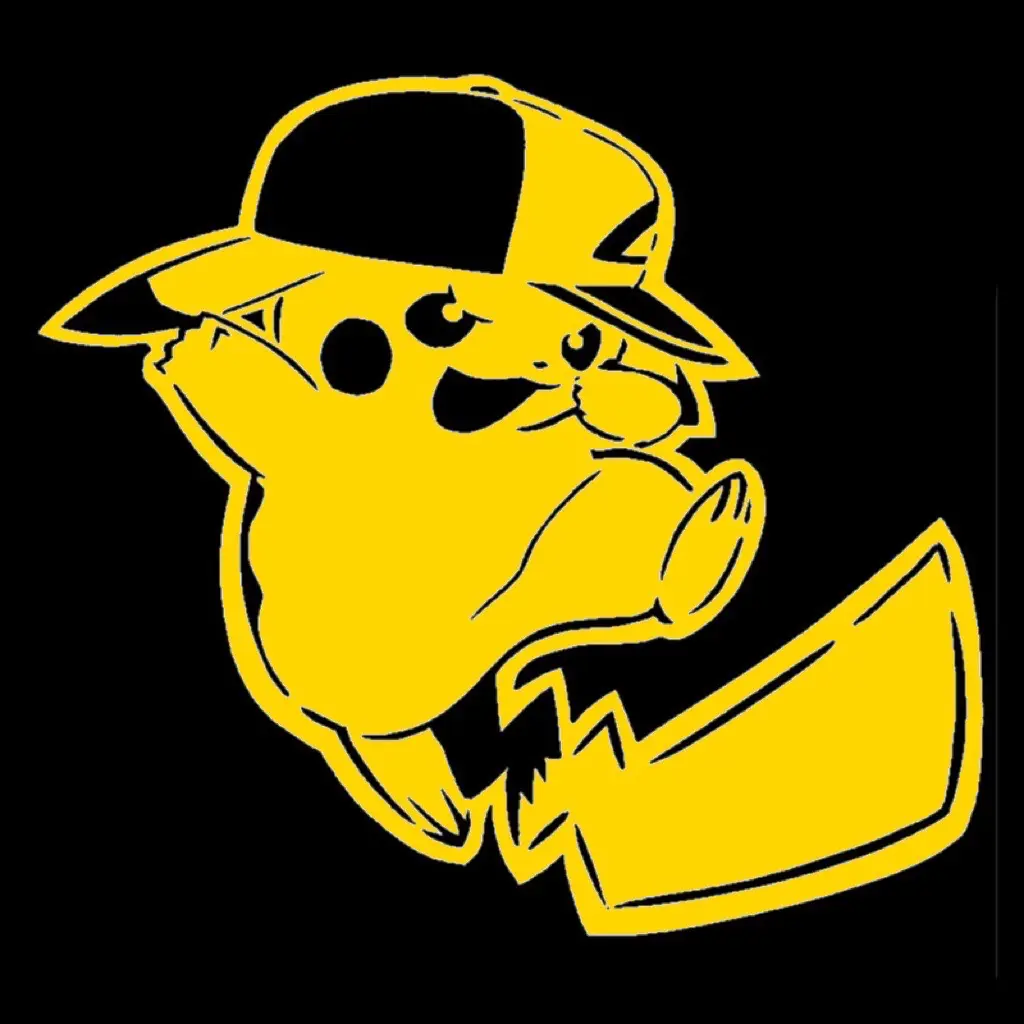 Free Other STL Download - 2D Pikachuby SMT_M 🦊