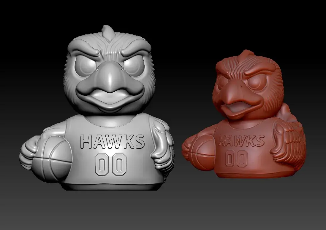 Other STL Download - Rubber duck - Harry the Hawk - 3D printby Rubber Duck