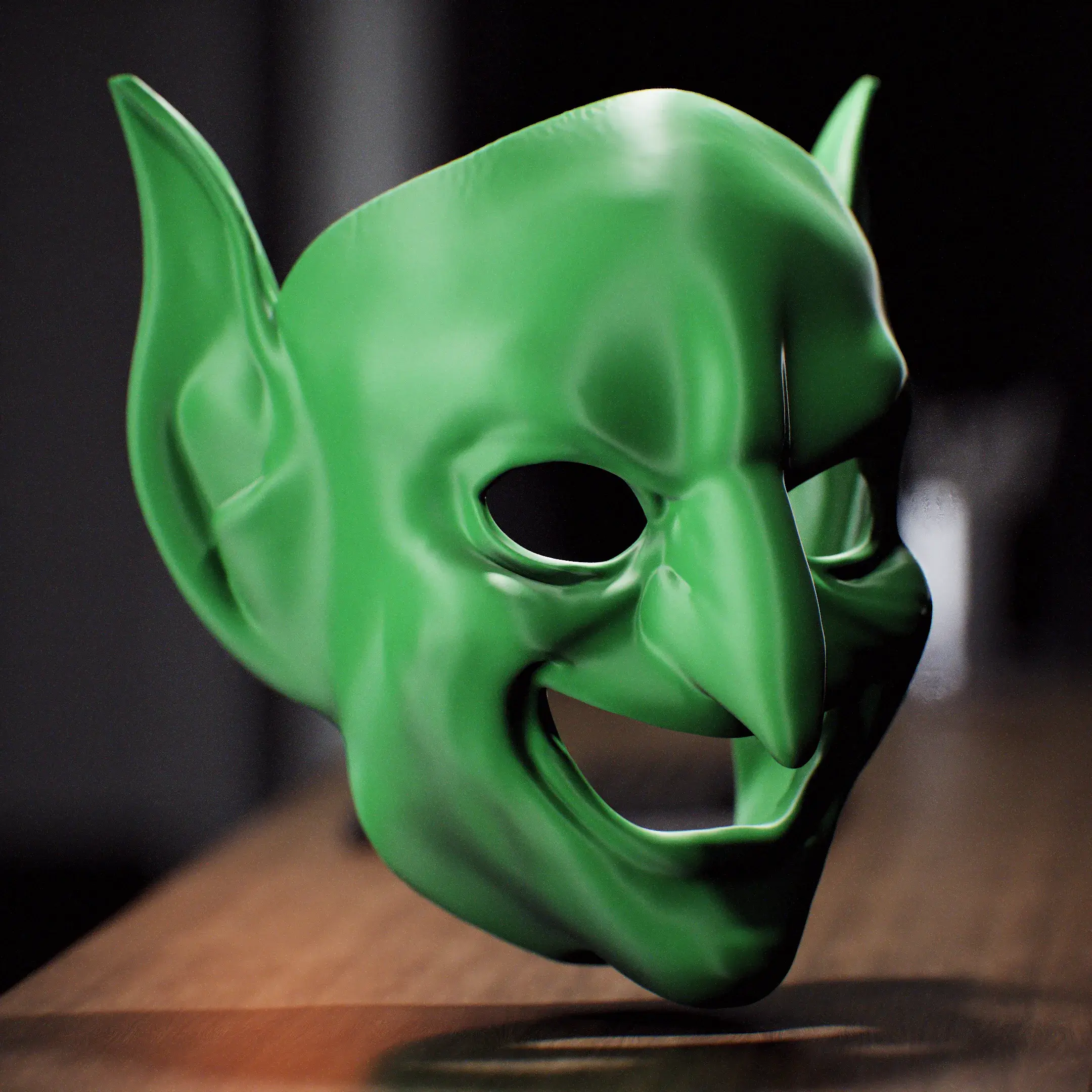 Cosplay STL Download - Green Goblin Spider Man Maskby greencatpoly