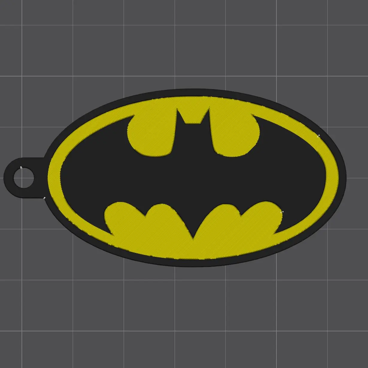 3D Printer Files | 3MF File | Batman Keychain - Llavero | Creality Cloud