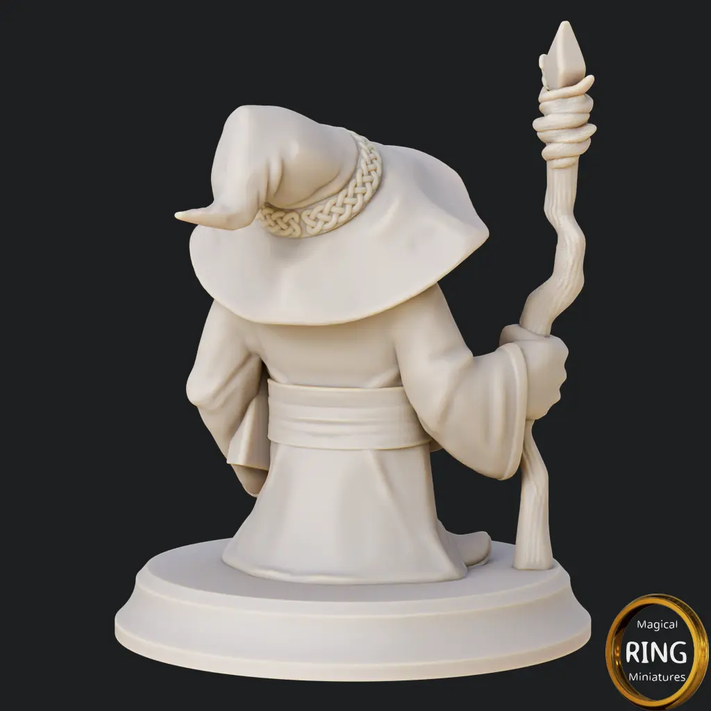 Characters & Creatures STL Download - Magicianby MagicalRINGMiniature