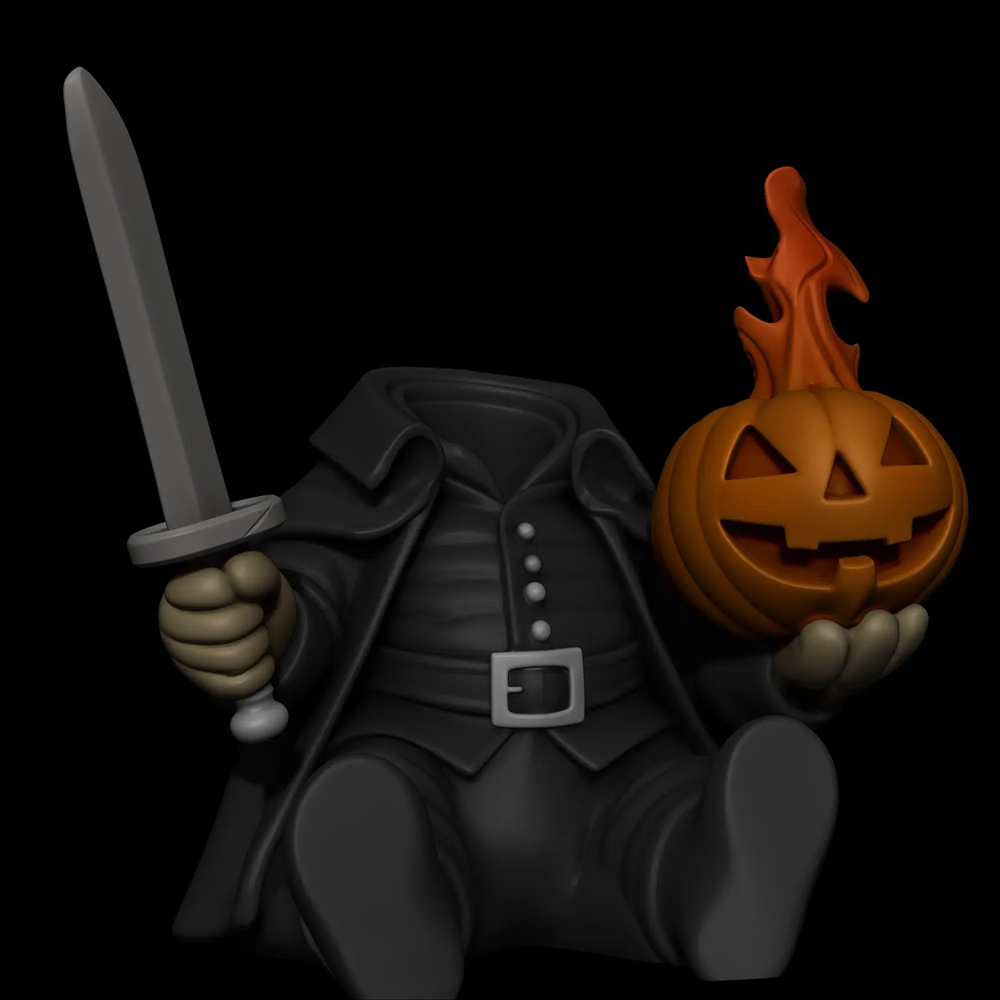 Other STL Download - The Headless Horsemanby GALAXIARUM 3D