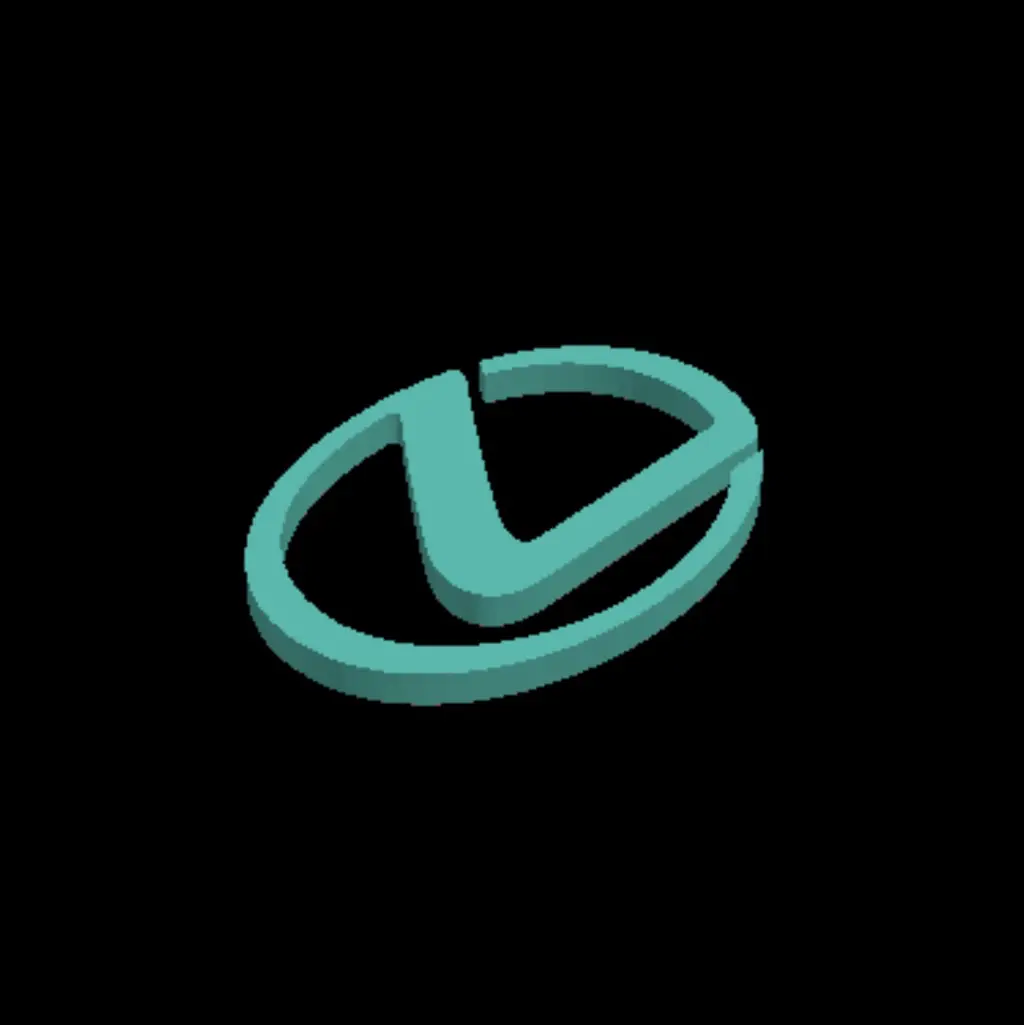 Other STL Download - Lexus logoby Crazy 3D Printer