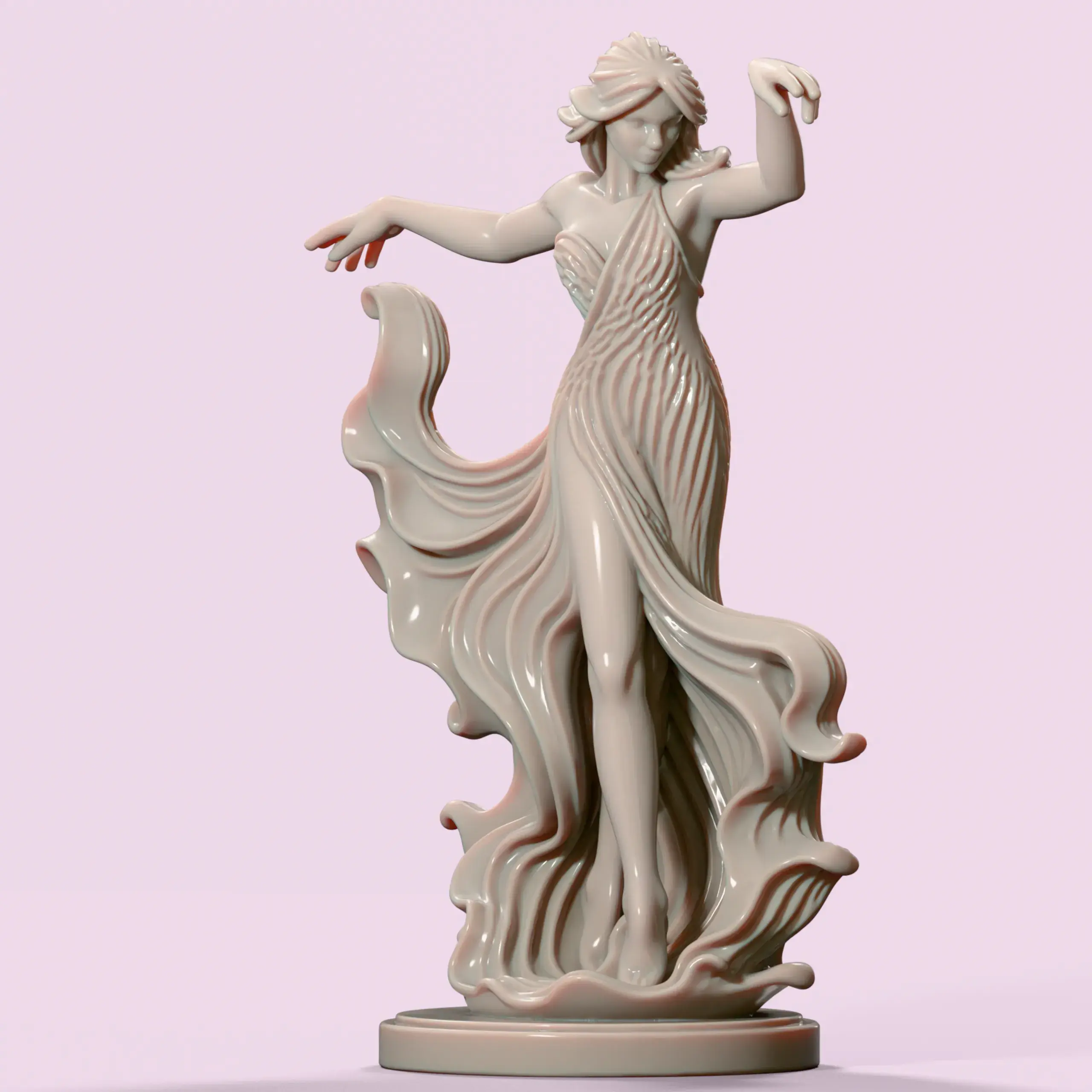 3D Printer Files | 3MF File | Dancing Woman | Creality Cloud