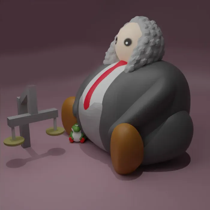 lawyer Chonk - MEME - CREALITY CLOUD EXCLUSIVE | 3D models download ...