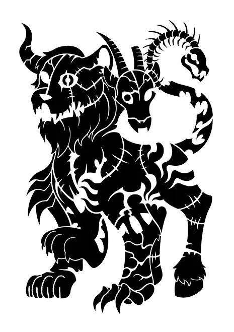 Free Art & Design STL Download - Chimera stencilby SMT_M 🦊