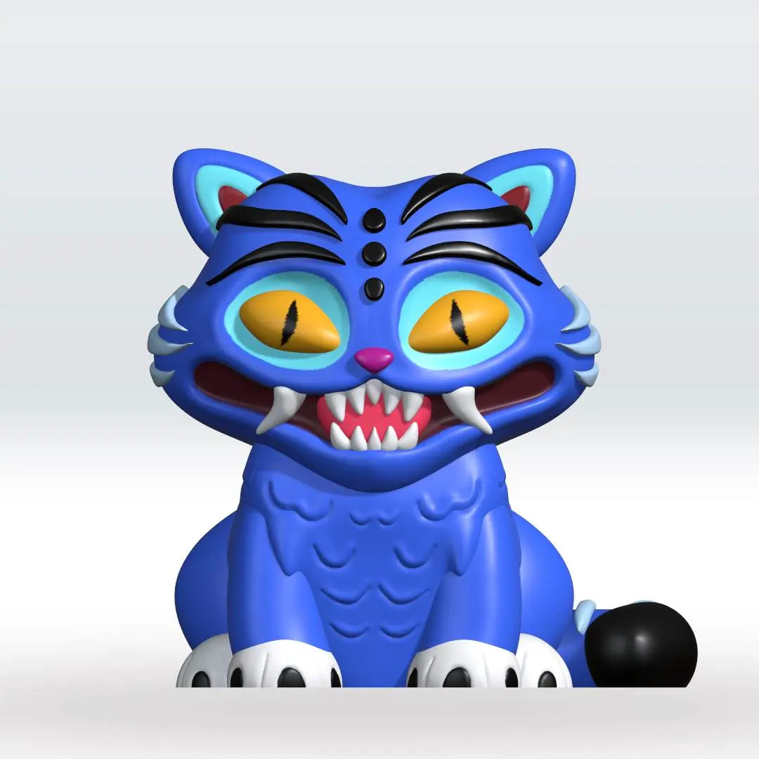 Characters & Creatures STL Descarga - Derpy tiger kpop demon hunters ...