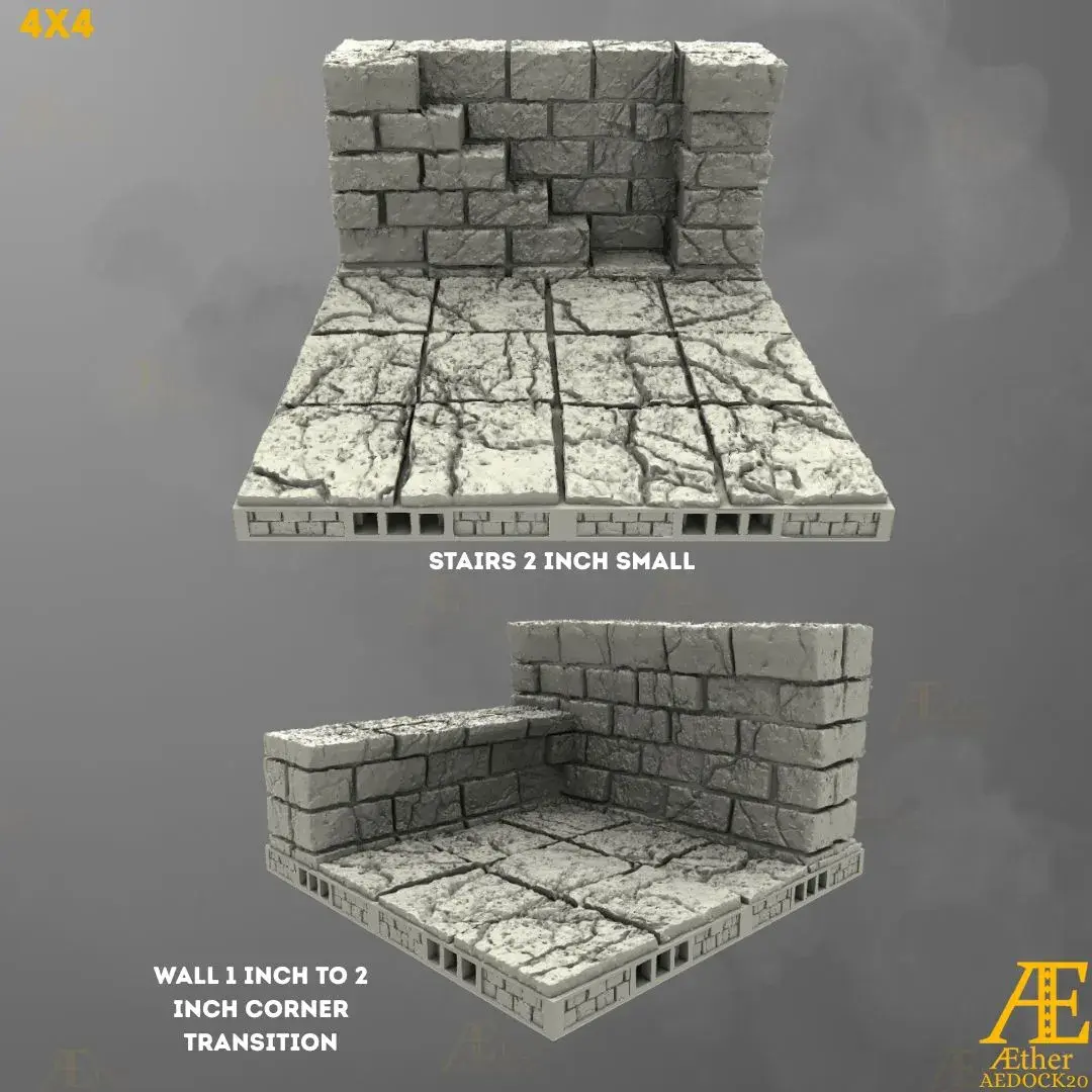 Props & Terrain STL Download - AEDOCK20 - Dry Dockby Aether Studios