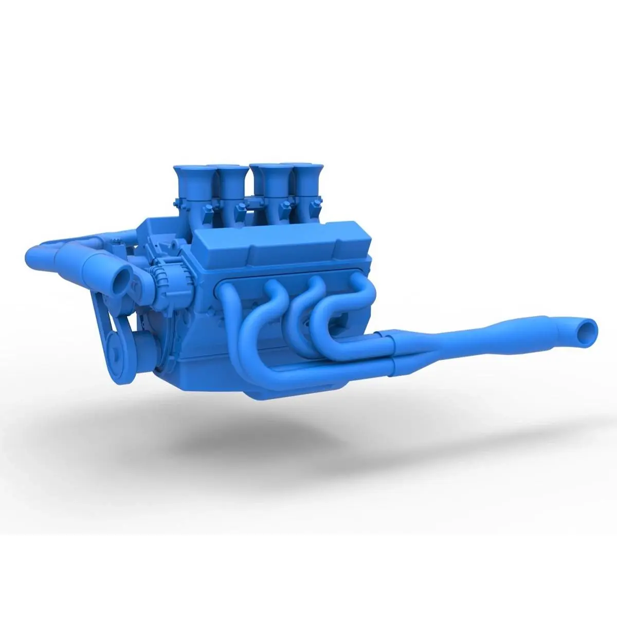 Vehicles & Machinery STL Download - Engine V8 for Supermodified race ...