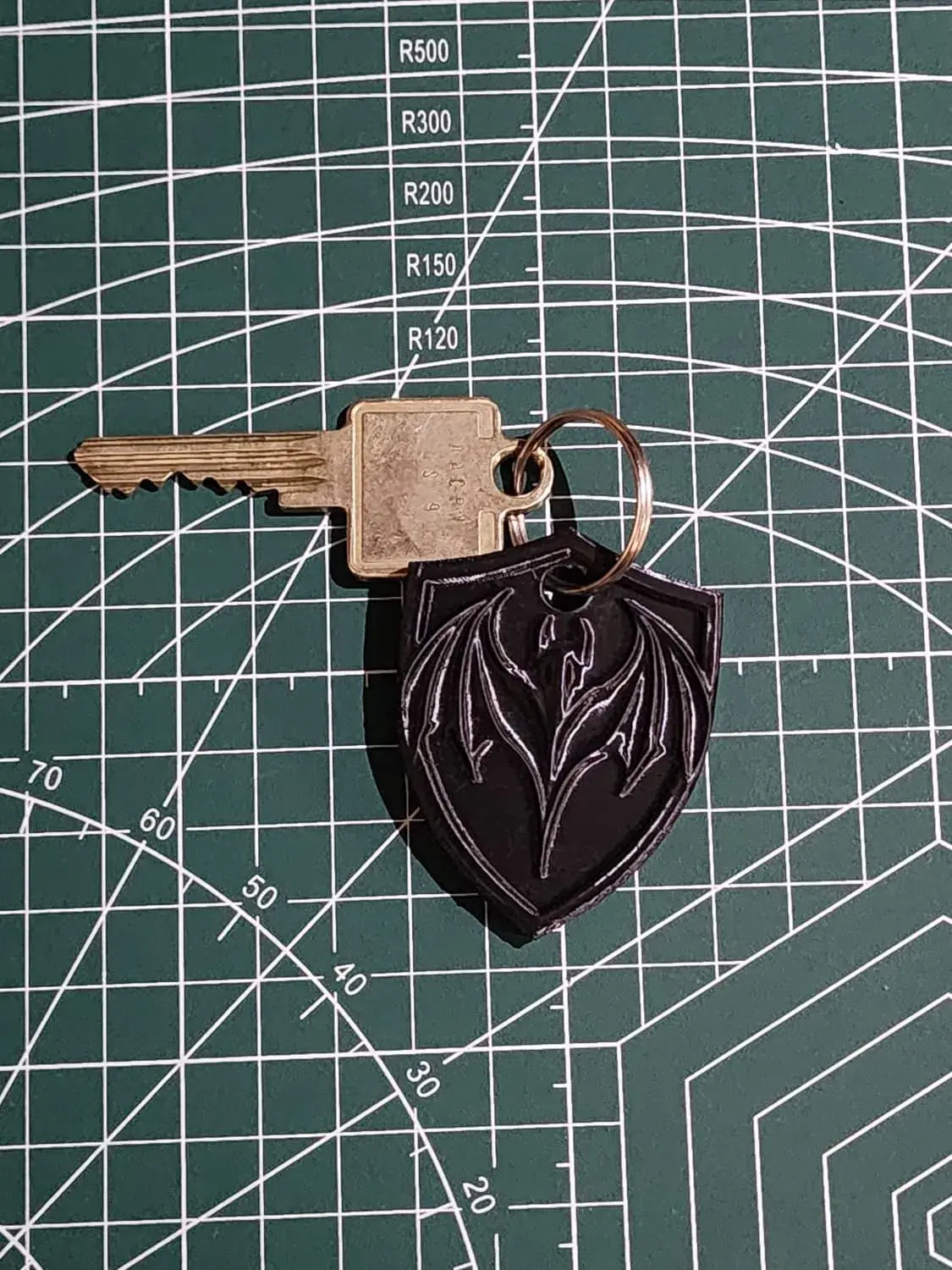 3D Printer Files | 3MF File | Bat Crest Keychain | Creality Cloud